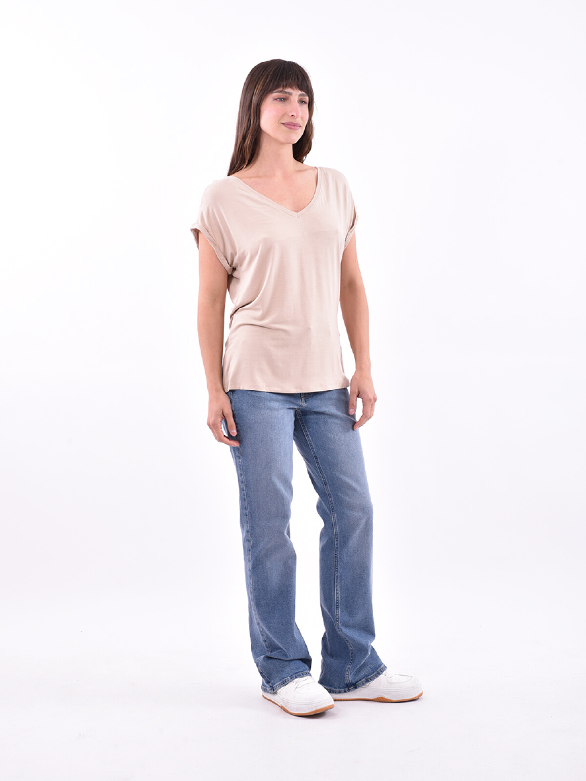 REMERA TELMA - BEIGE — Guapa - Paprika