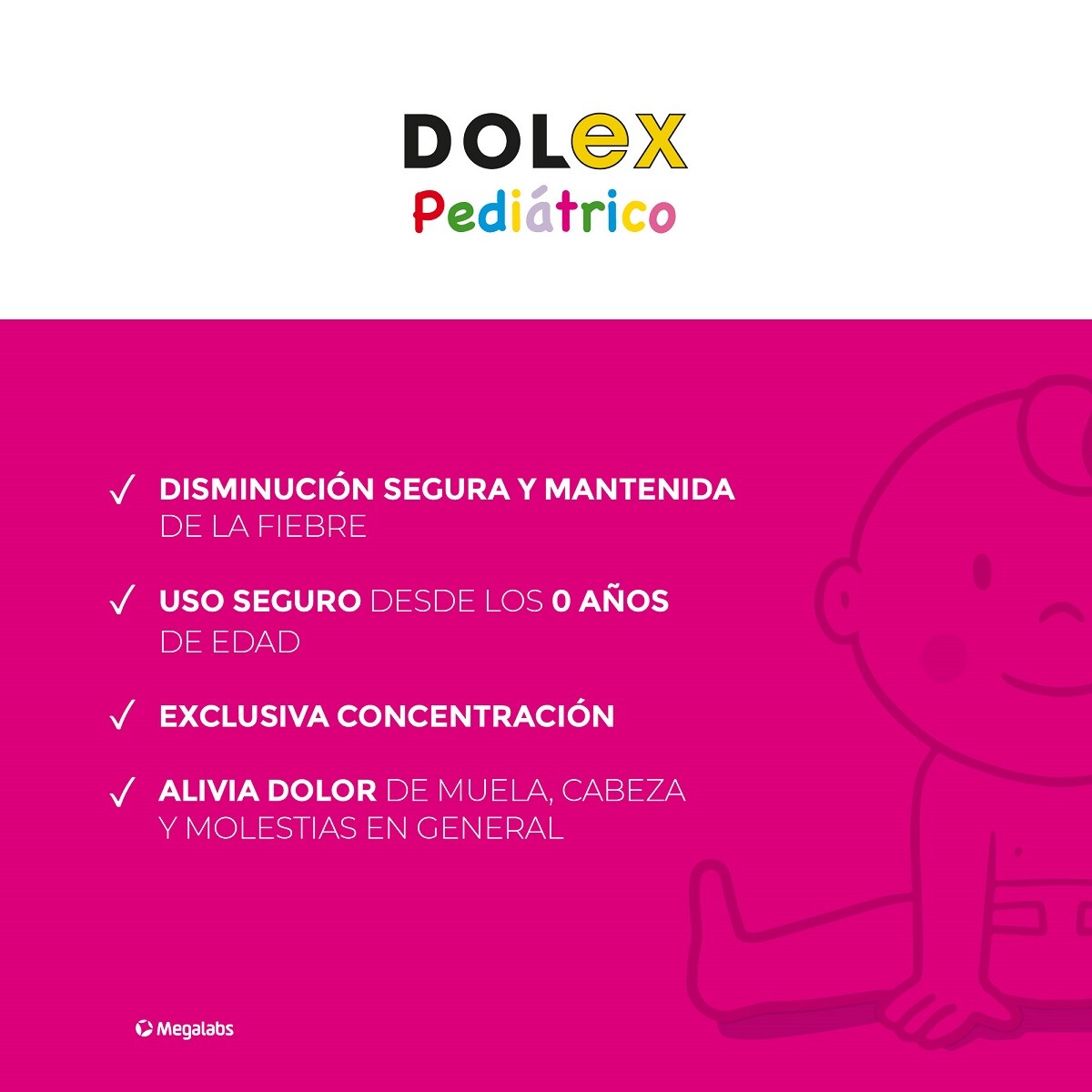 Dolex Infantil Solución 60 Ml. — Farmacia El túnel