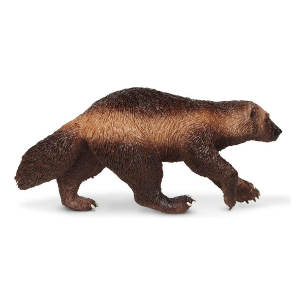 Figura Safari Wolverine Glotón Carcayu Juguete Infantil — Atrix