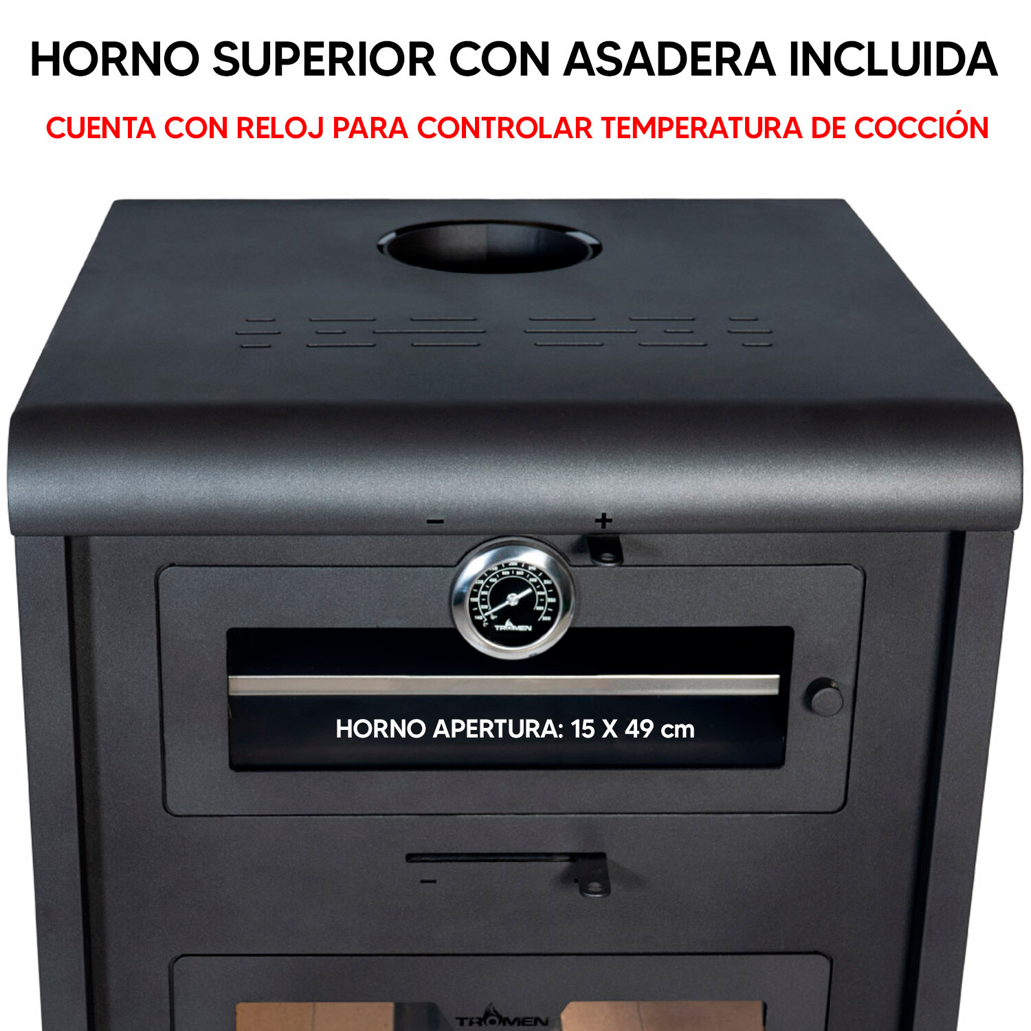Calefactor Tromen Pehuen P22 Con Horno Integrado - CALEFACTOR TROMEN ...