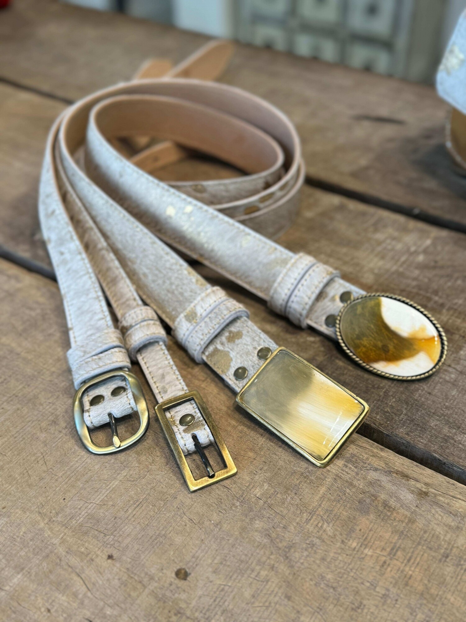 Cinto Oro Piel Fino — Percibal