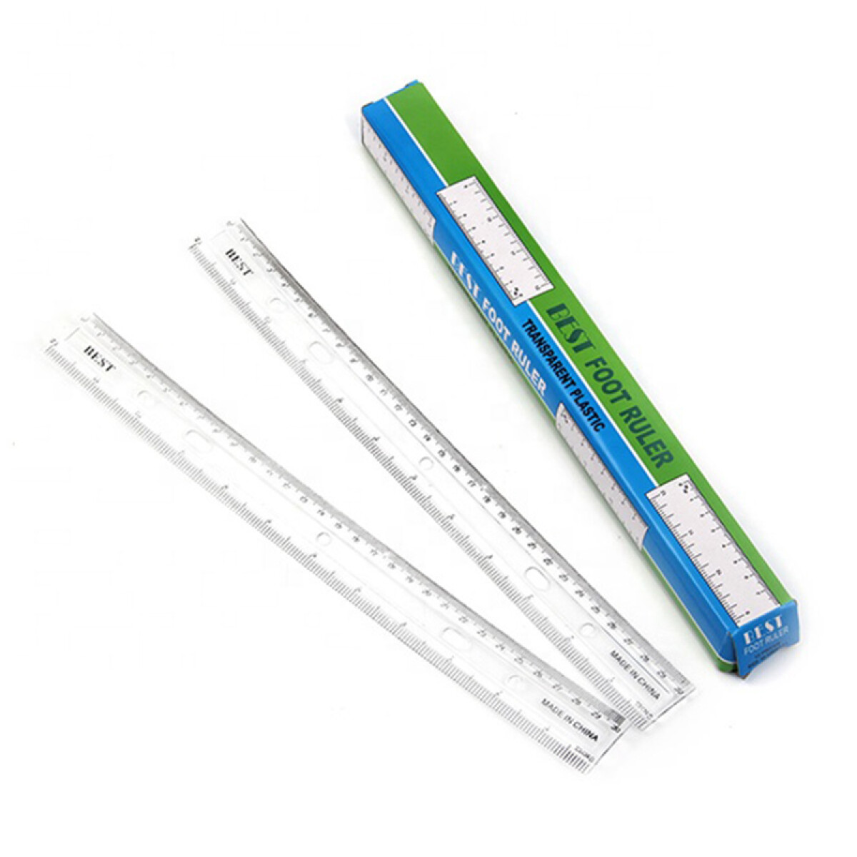 Regla Plástica de 30 cm x12 Unidades — Suchina
