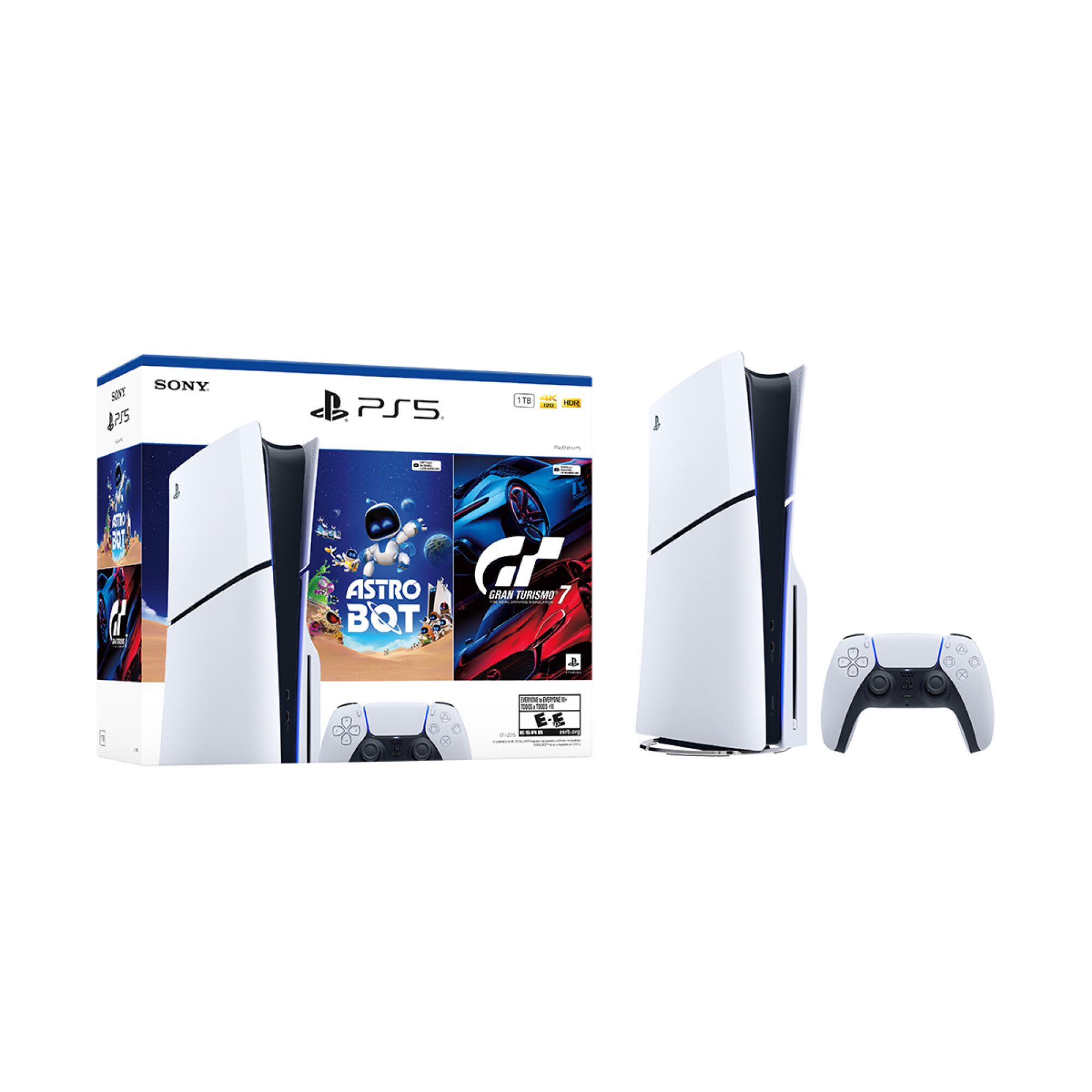 Consola PS5 PlayStation 5 Standard Sony Slim + AstroBot, GT7 — ZonaTecno