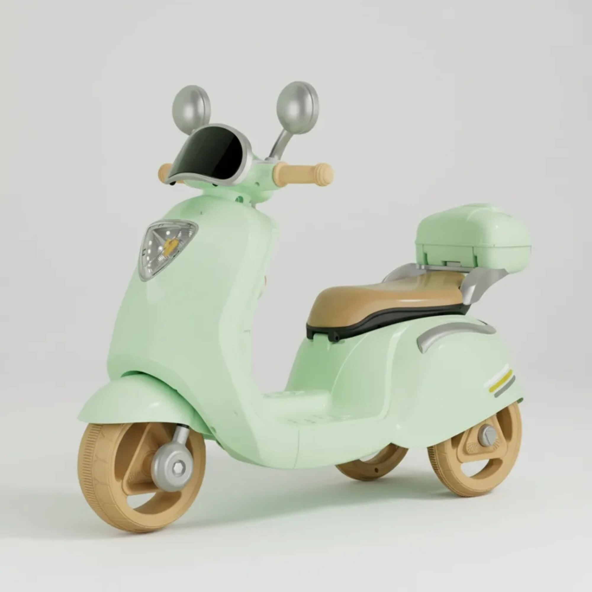 Moto Scooter a Batería Lumax Infantil Scooby - Verde — Electroventas