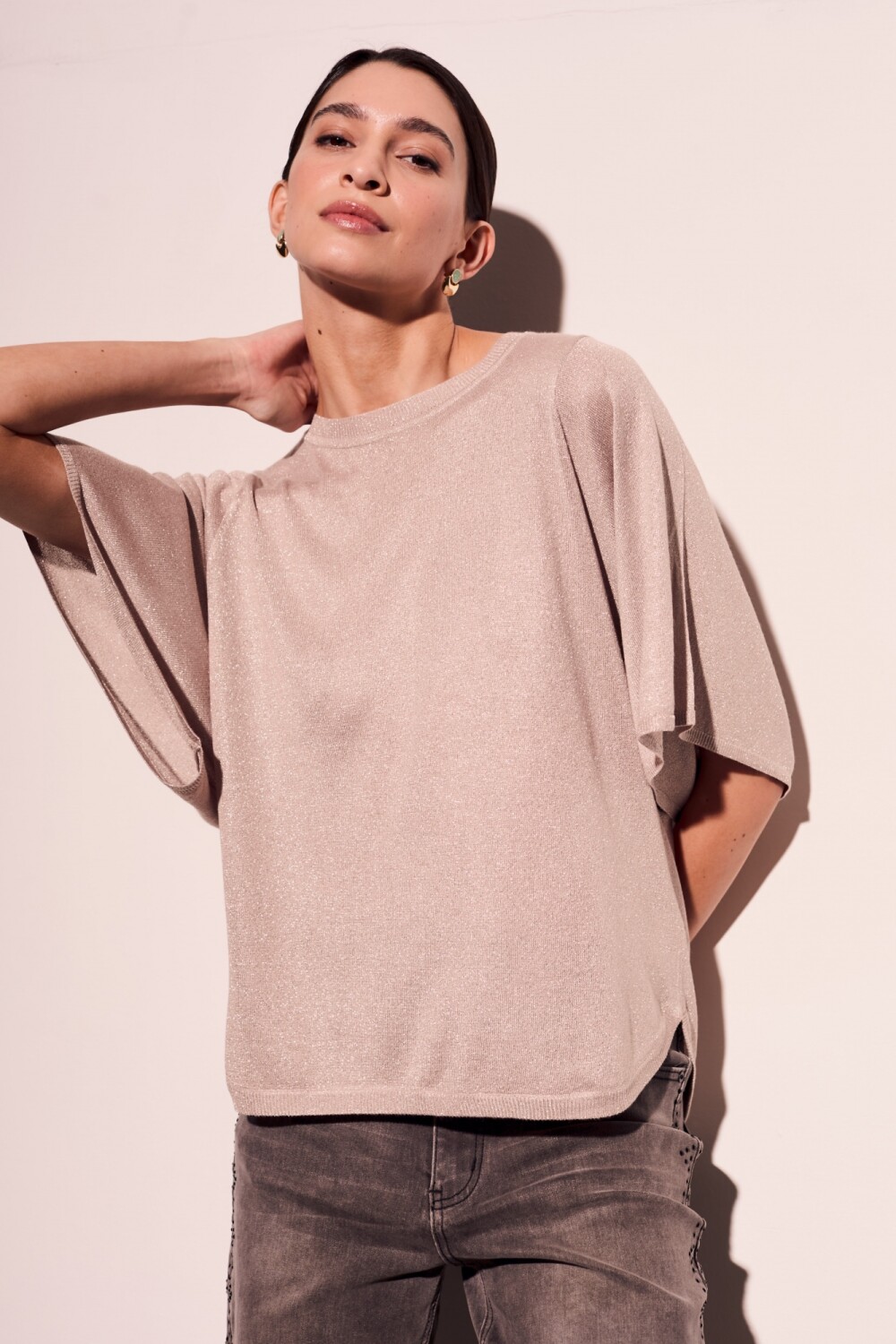 Sweater Lurex - Rosa — Lemon