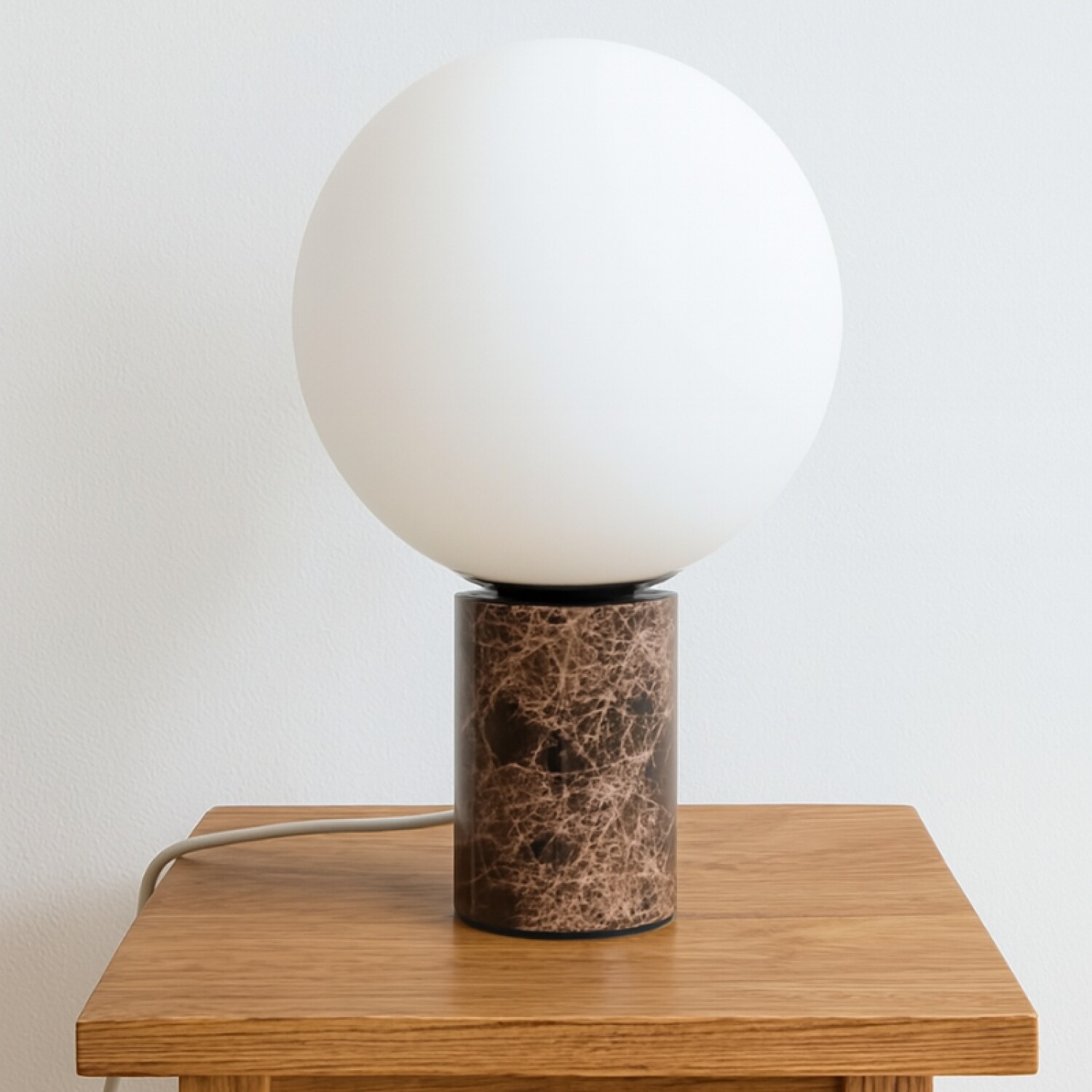 Luminaria de Mesa Volos Marrón — Serlux
