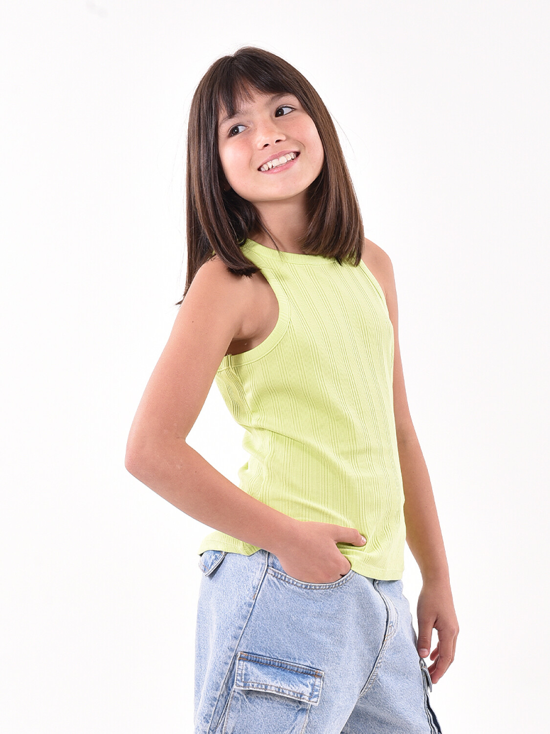 MUSCULOSA SOFIA - LIMA — Guapa