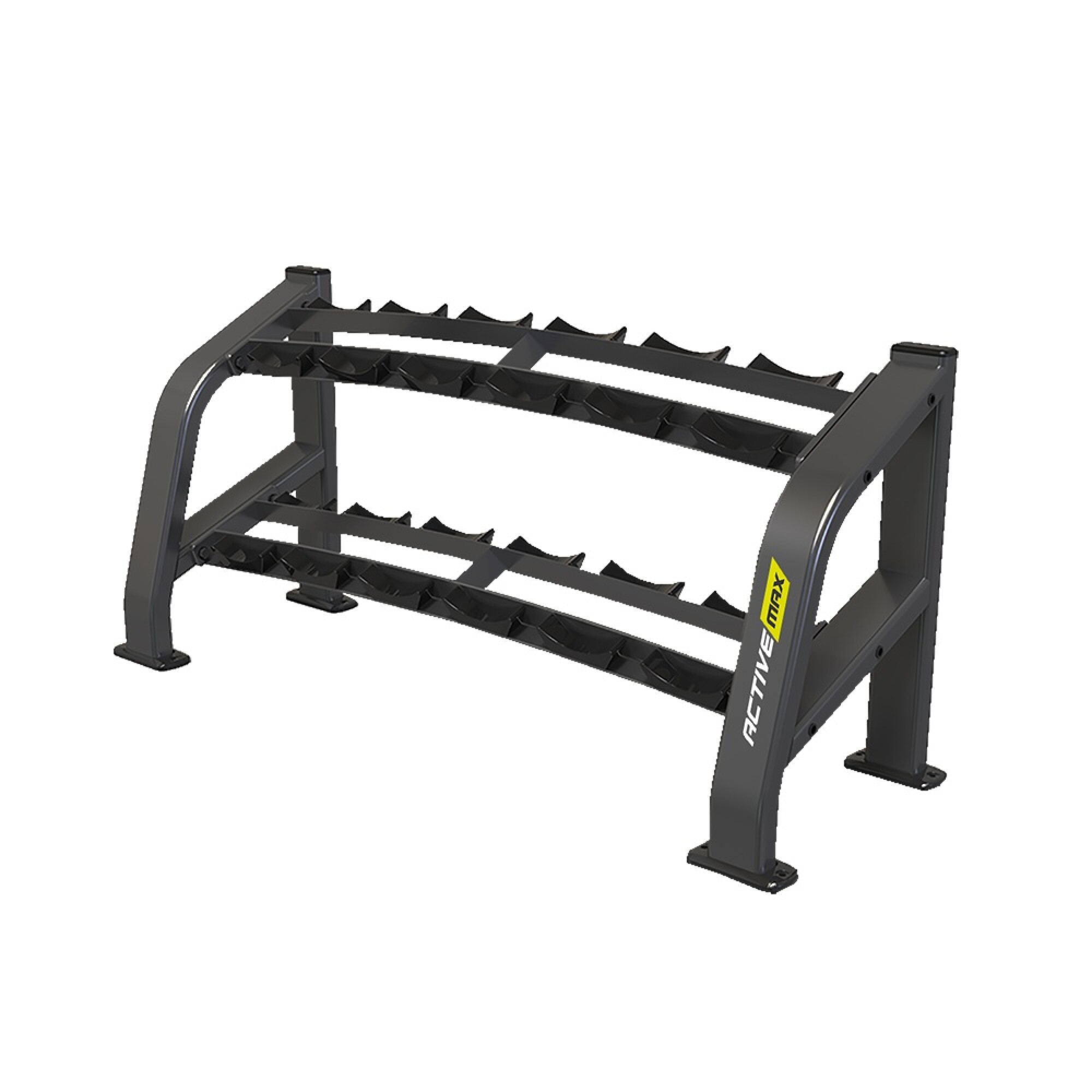 Mancuernero Dumbbell Rack 2 filas 6 pares — Supergym