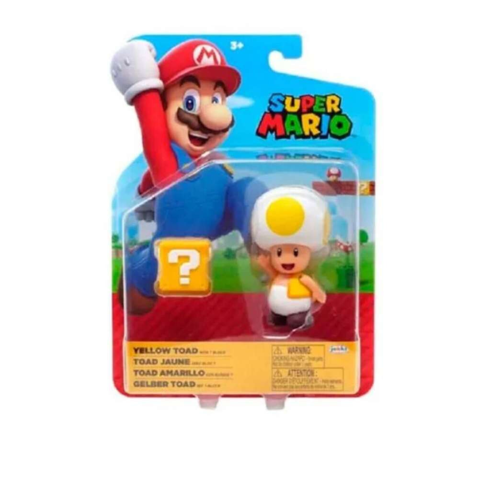Figura Super Mario - Yellow Toad — Tienda Soy Santander