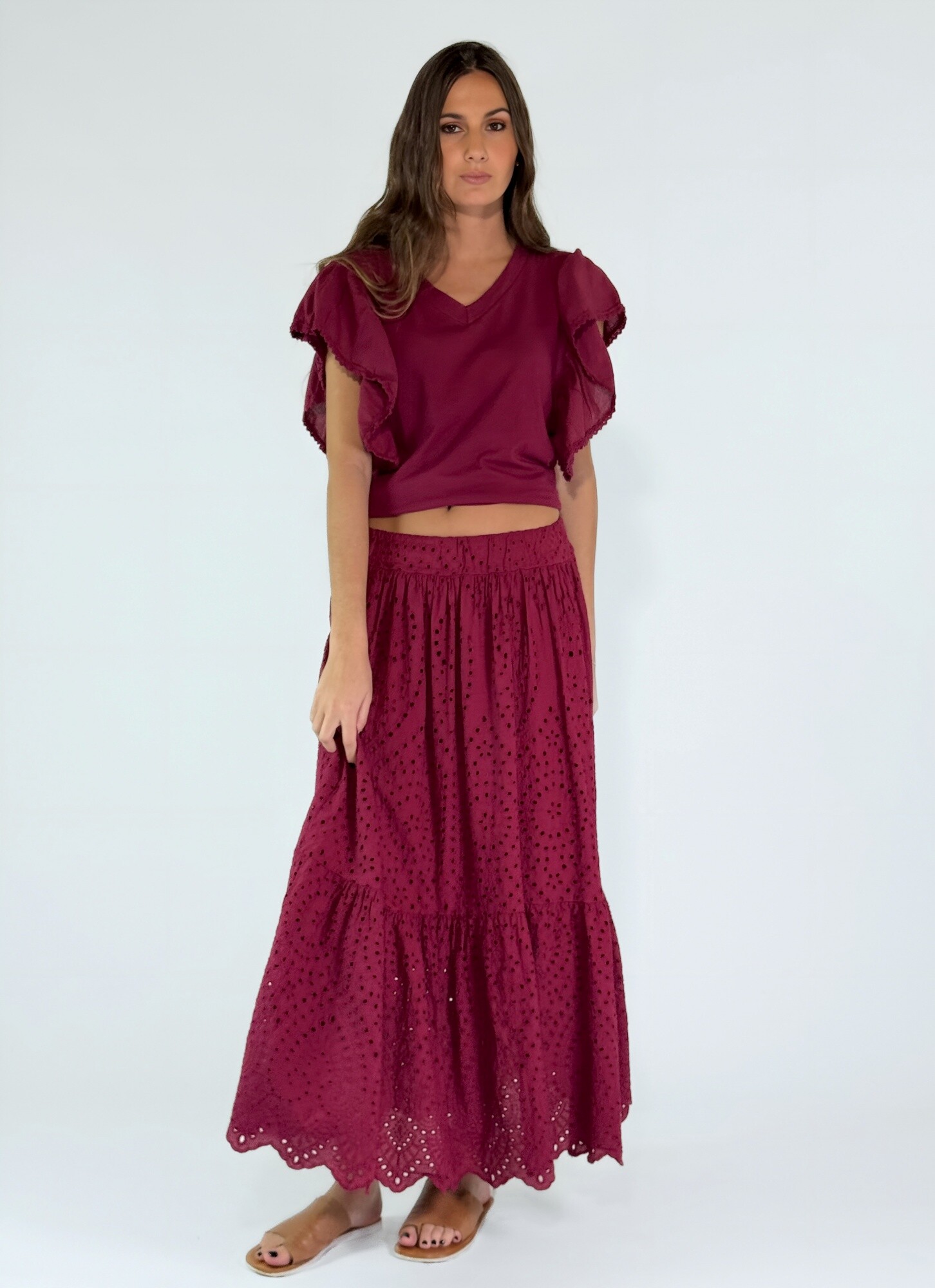 POLLERA CAMOGLI - BORDO — Panthai