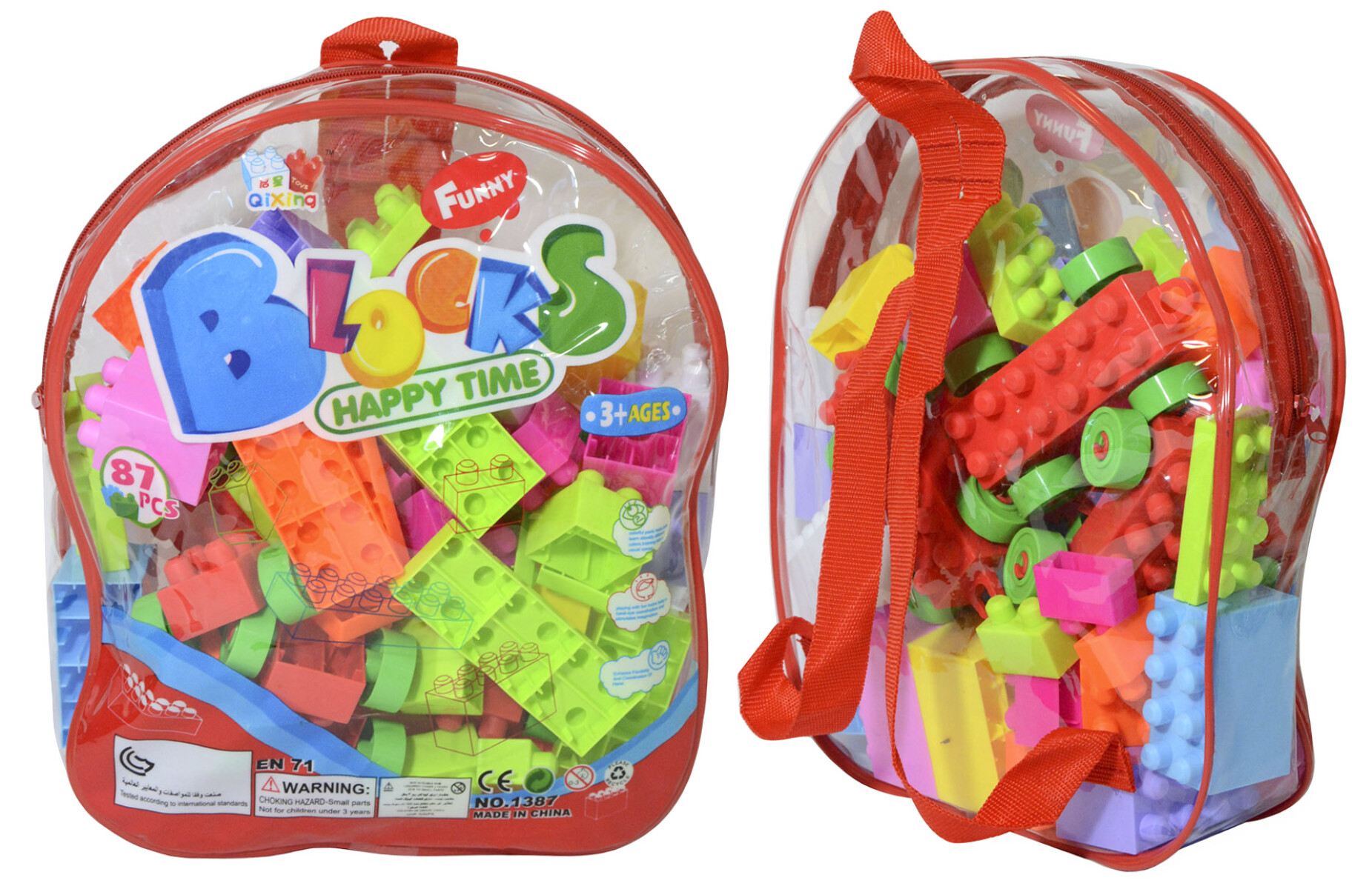 BLOQUES PARA ARMAR 87PCS — El Clon