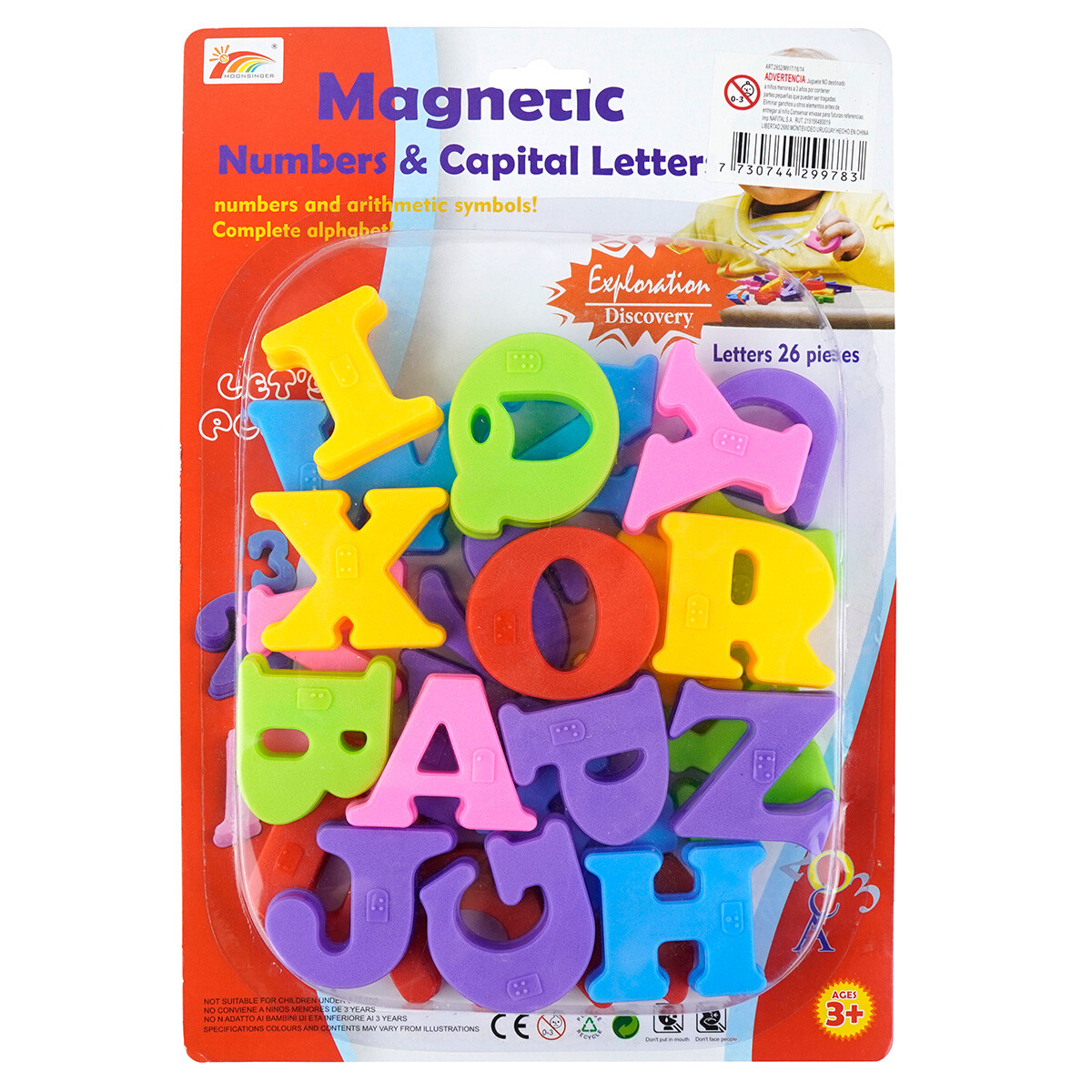 Numeros o letras magneticas — El Clon