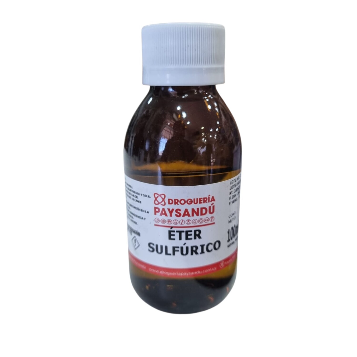 Éter Sulfúrico - 100 ml — Droguería Paysandú