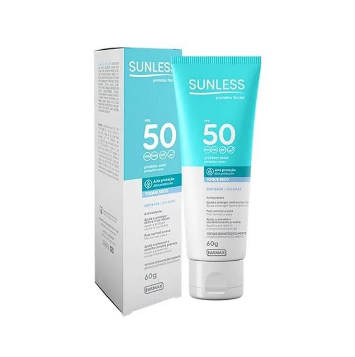 SUNLESS PROTEC SOLAR FACIAL S/ B FPS 50 — Farmacenter