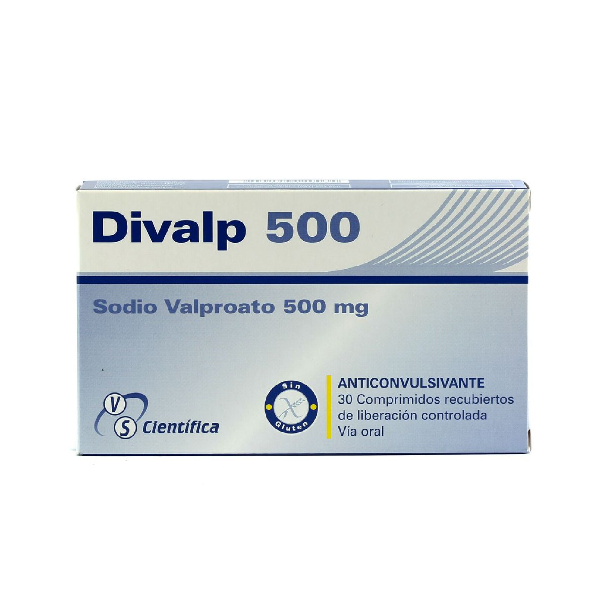 DIVALP 500 MG. CJ X 30 COMPRIMIDOS — Farmacenter