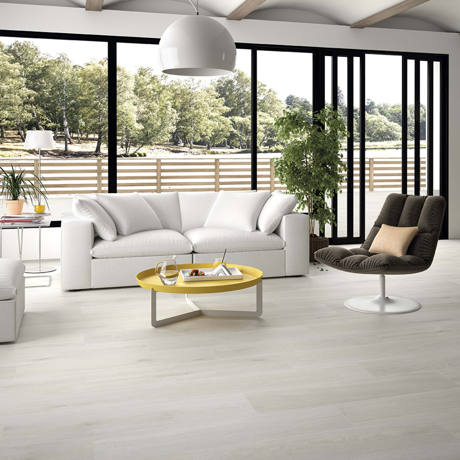 Porcelanato Articwood Ice Gray Rectificado "a" 23x120 Cm — Castro