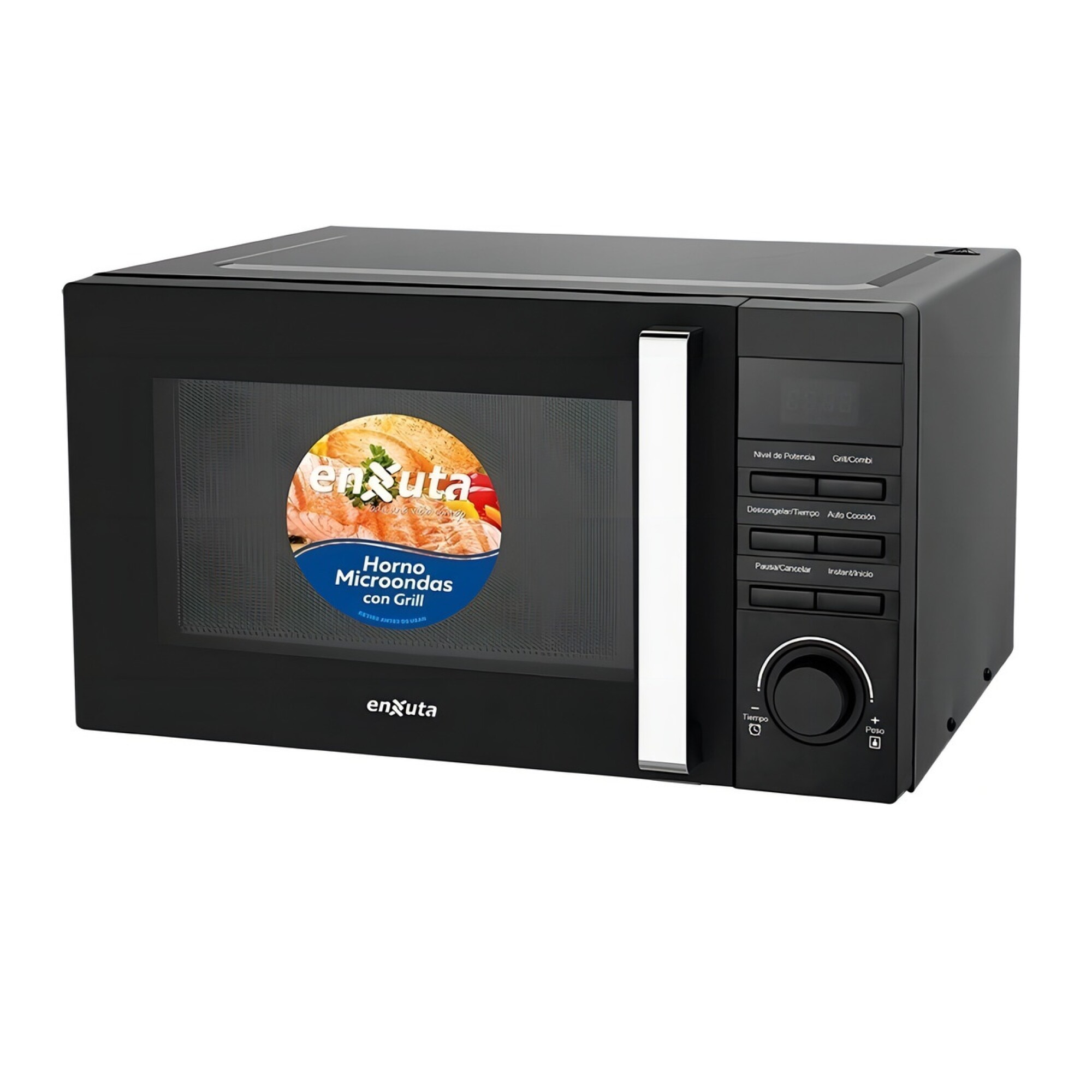 Microondas Grill Enxuta Moenx0323dgn Negro 23l 220v — La Tentación