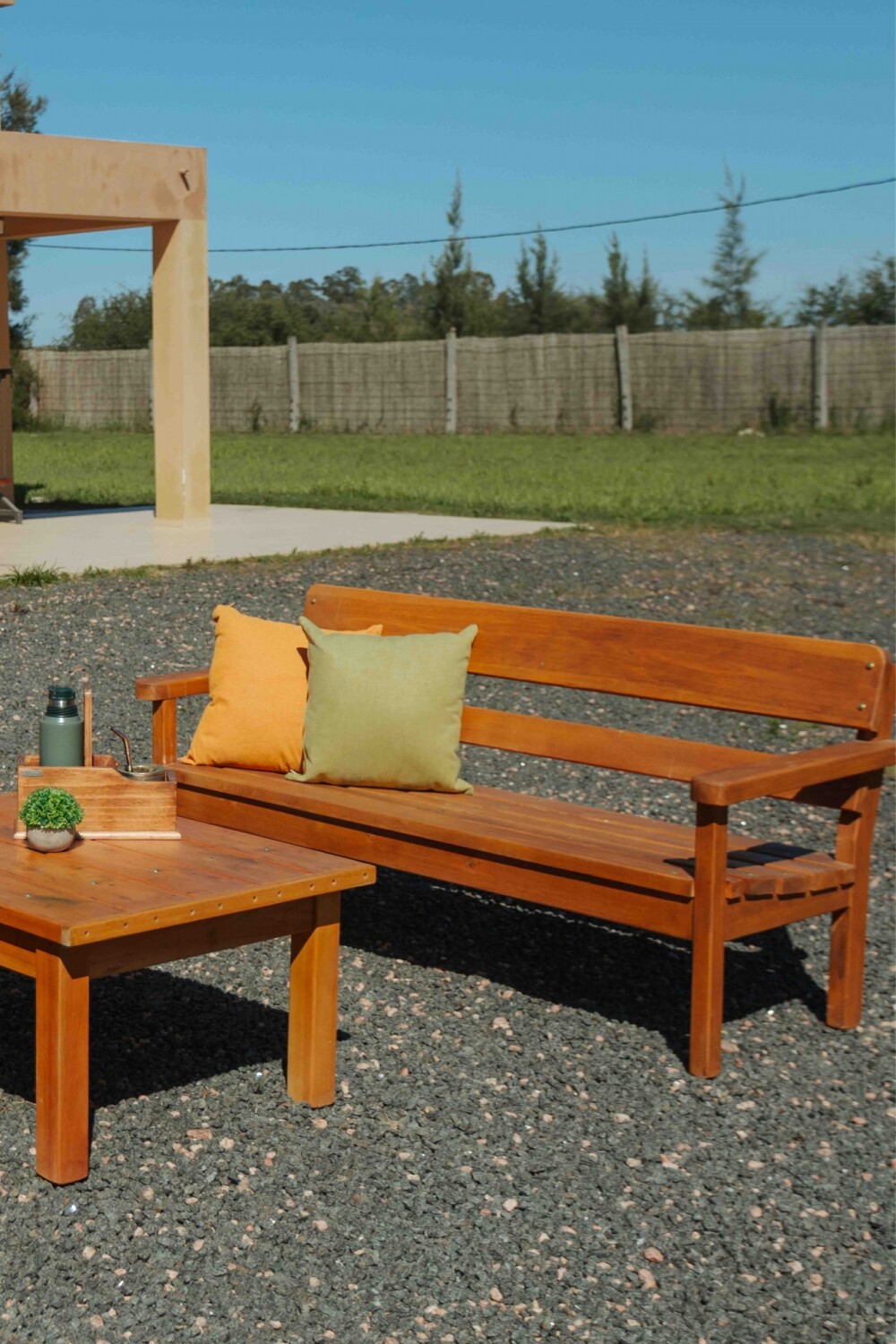 Sillon recto de 2 cuerpos — Serra Amoblamientos