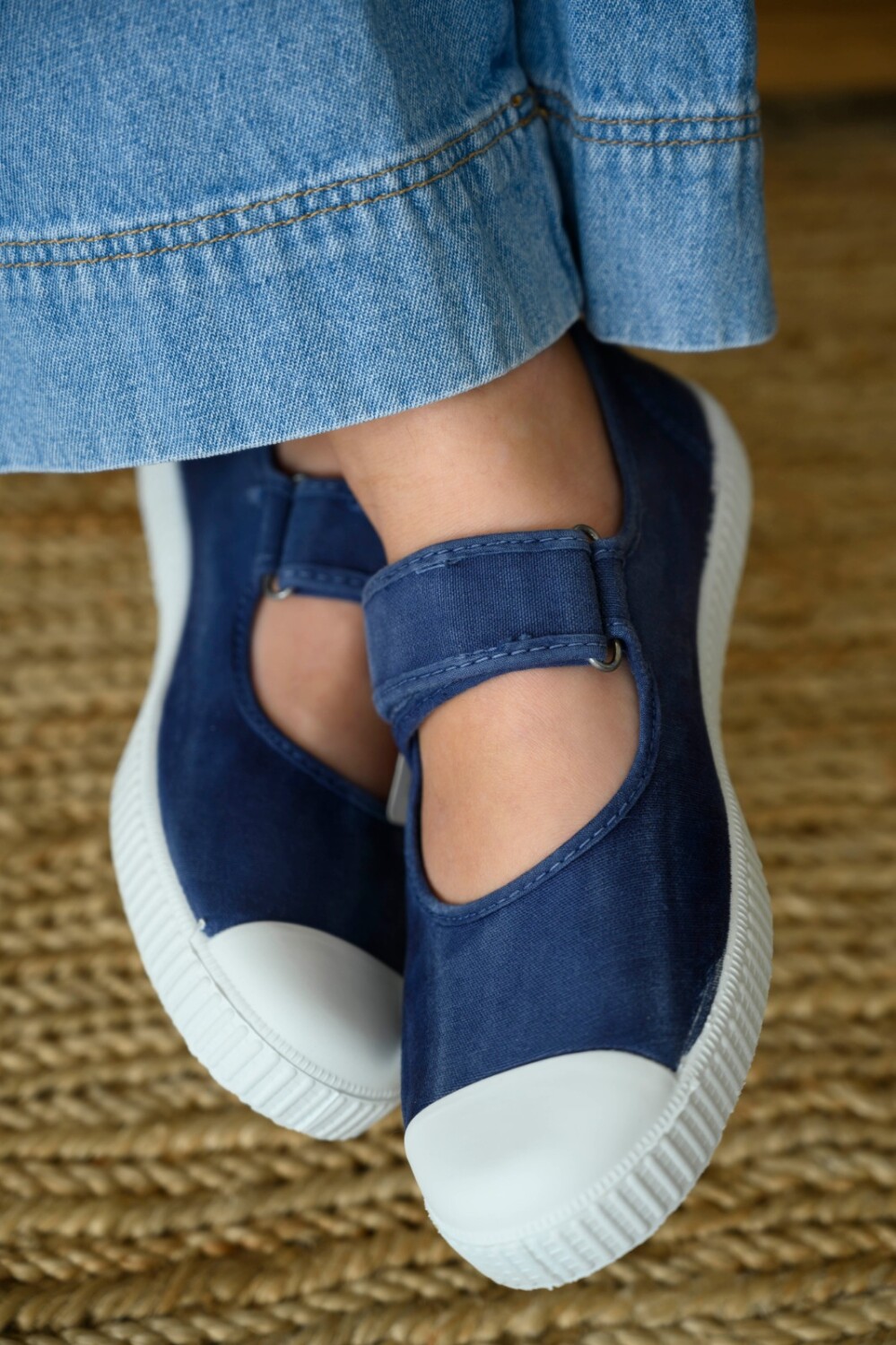 Merceditas punt.tintado enzimático - Azul — Cienta