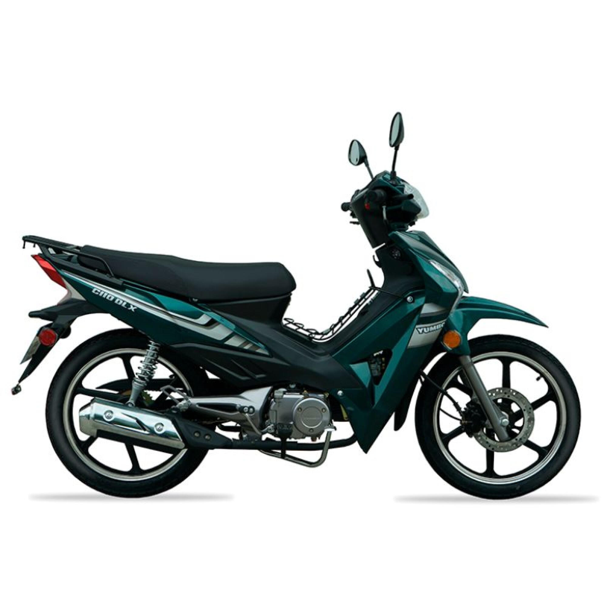 MOTO YUMBO DLX 110 CC - VERDE — Barraca 5 Esquinas
