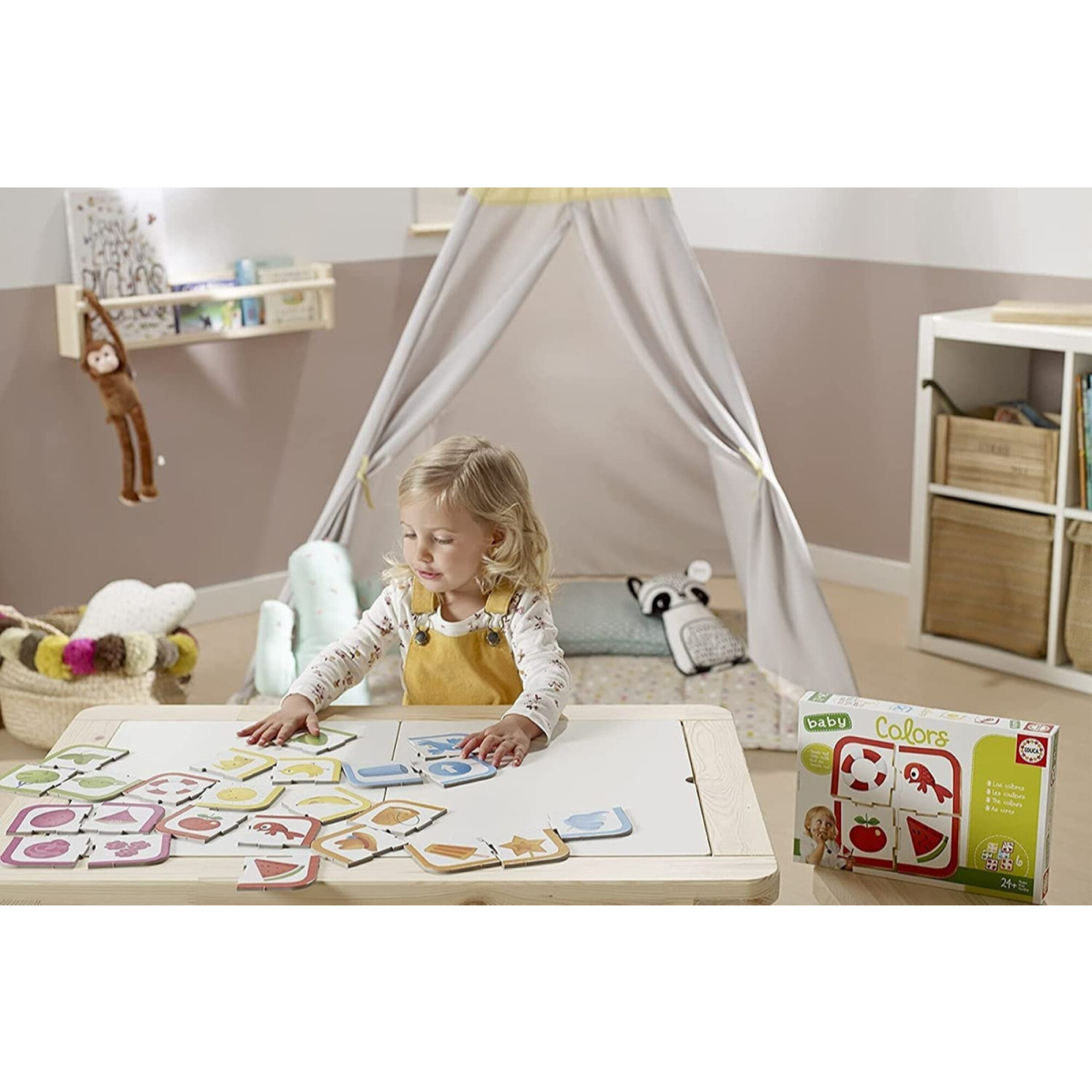 Puzzle Rompecabeza Didactico Aprender Colores Educa Niños — Atrix