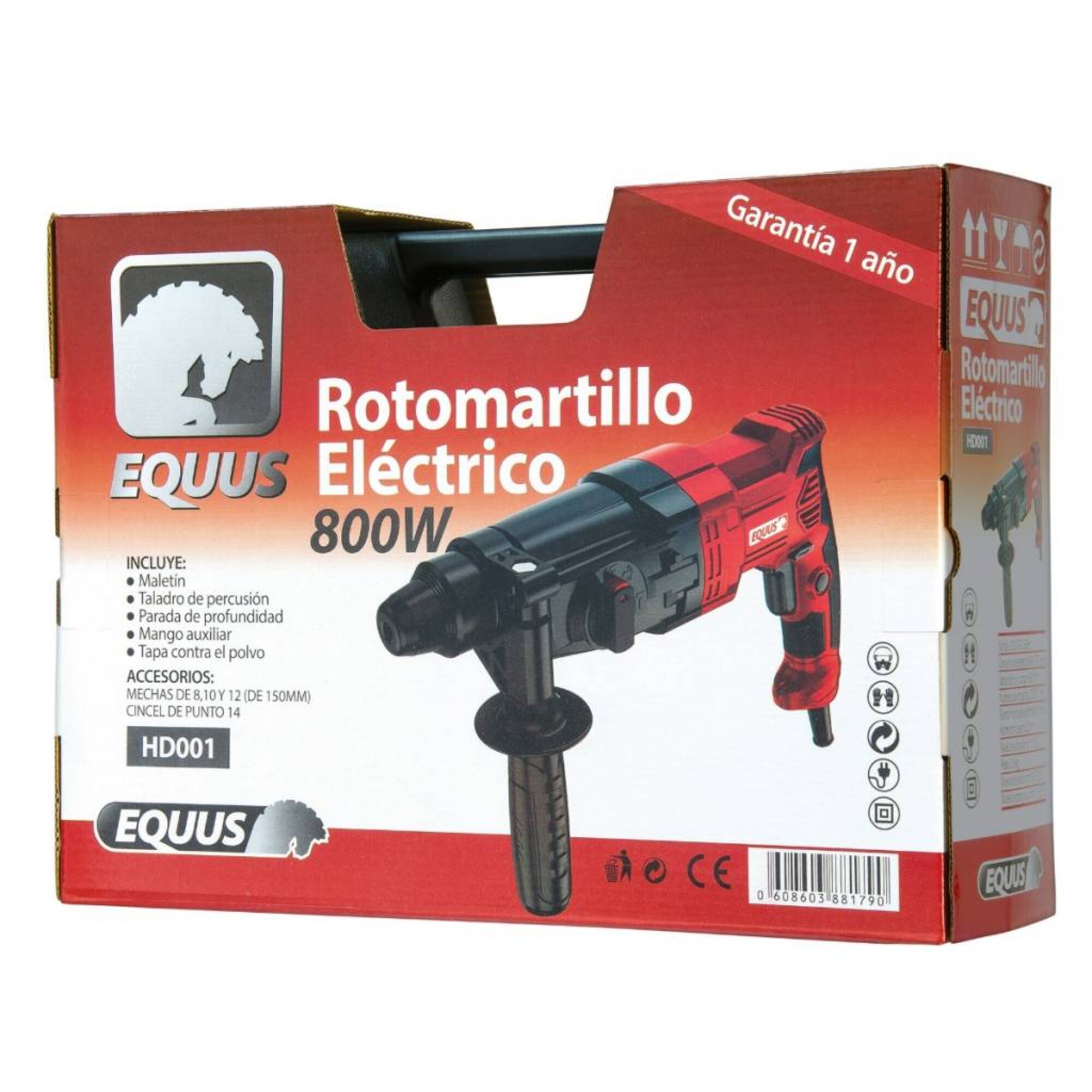 ROTOMARTILLO EQUUS 800W 26mm HD001 — Magnum