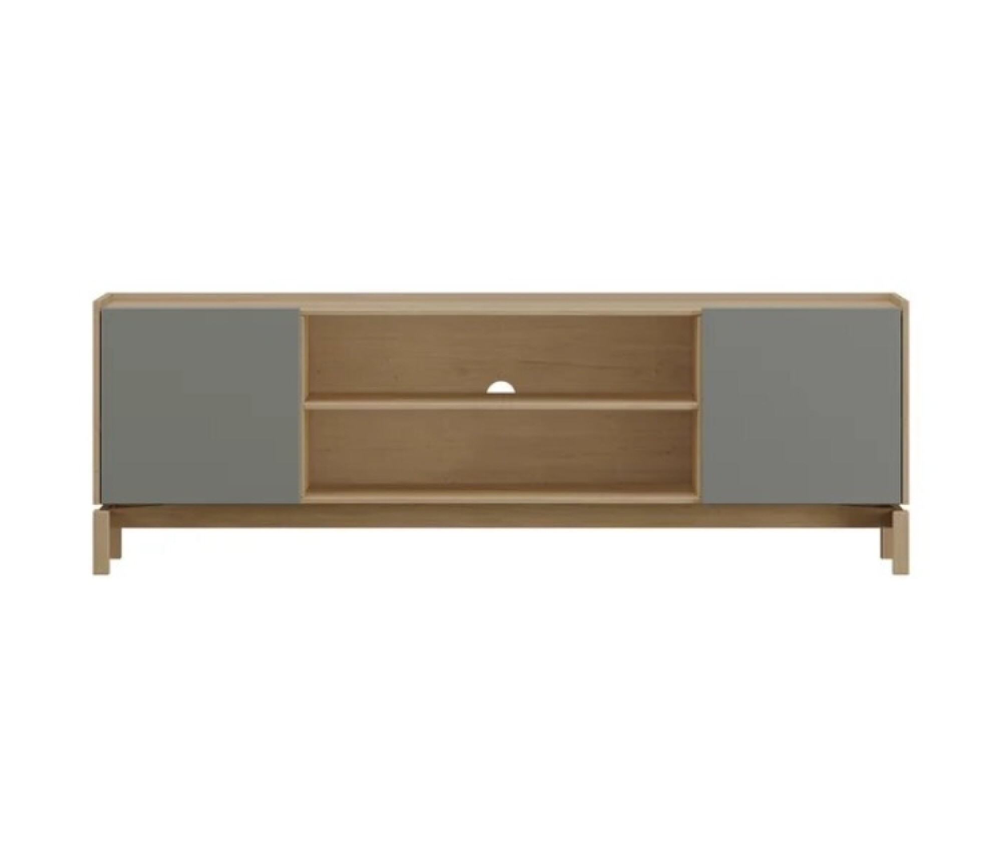 Rack Barcelona 2 Puertas 2 Cajones 1.80 2153vz — Albanes