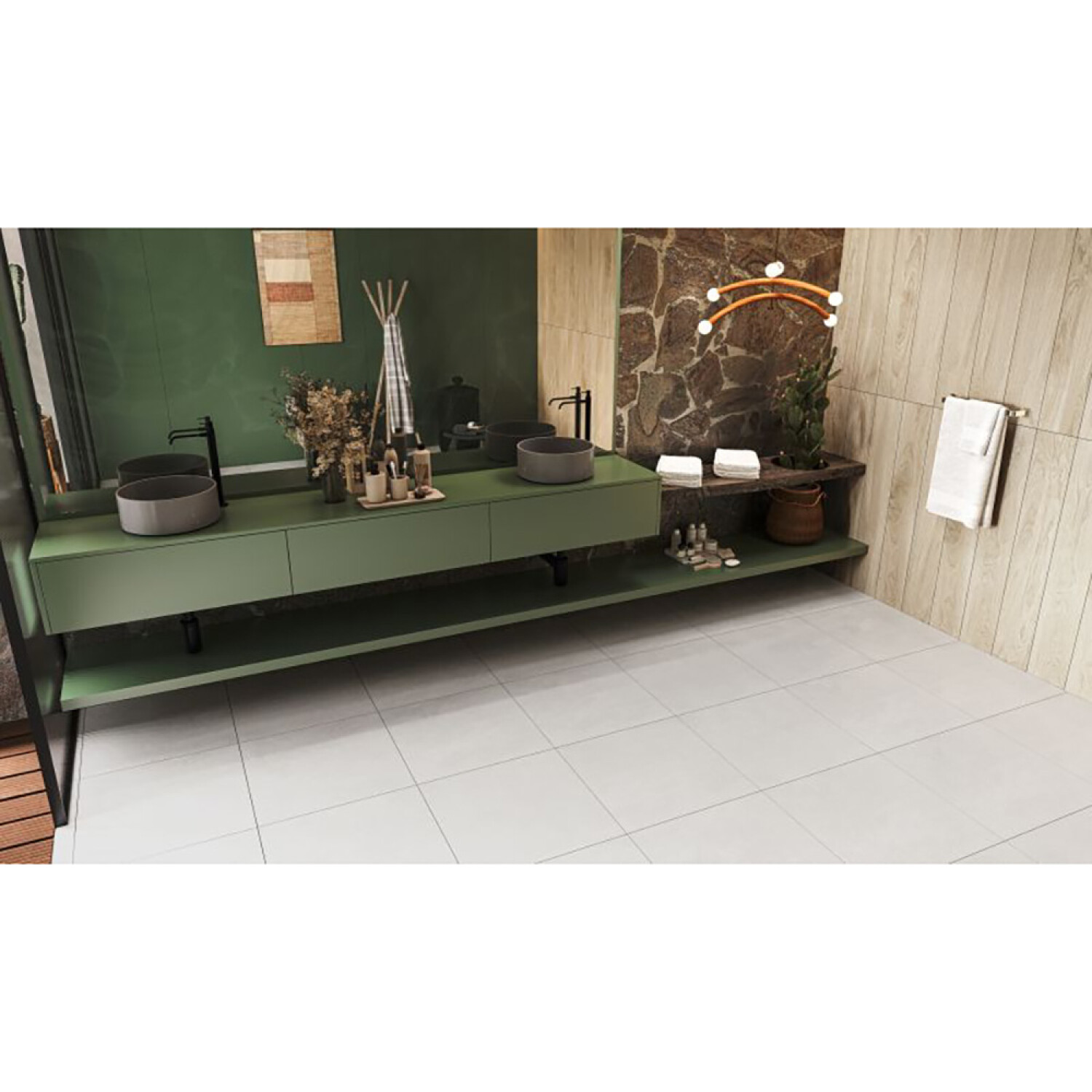 Porcelanato Tile Quebec Grey Ac "a" 61x61 Cm — Castro