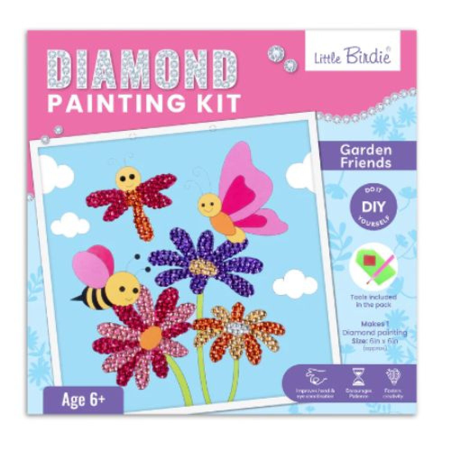 Set de Diamantes Little Birdie - Jardin — Kokino