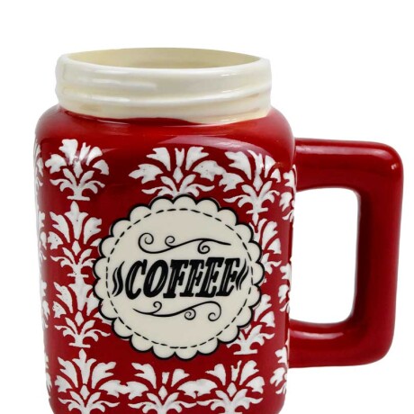 JARRA DESAYUNO CERAMICA F/FRASCO SIN TAPA LABRADA COFFEE CAJA 8X13.8CM ...