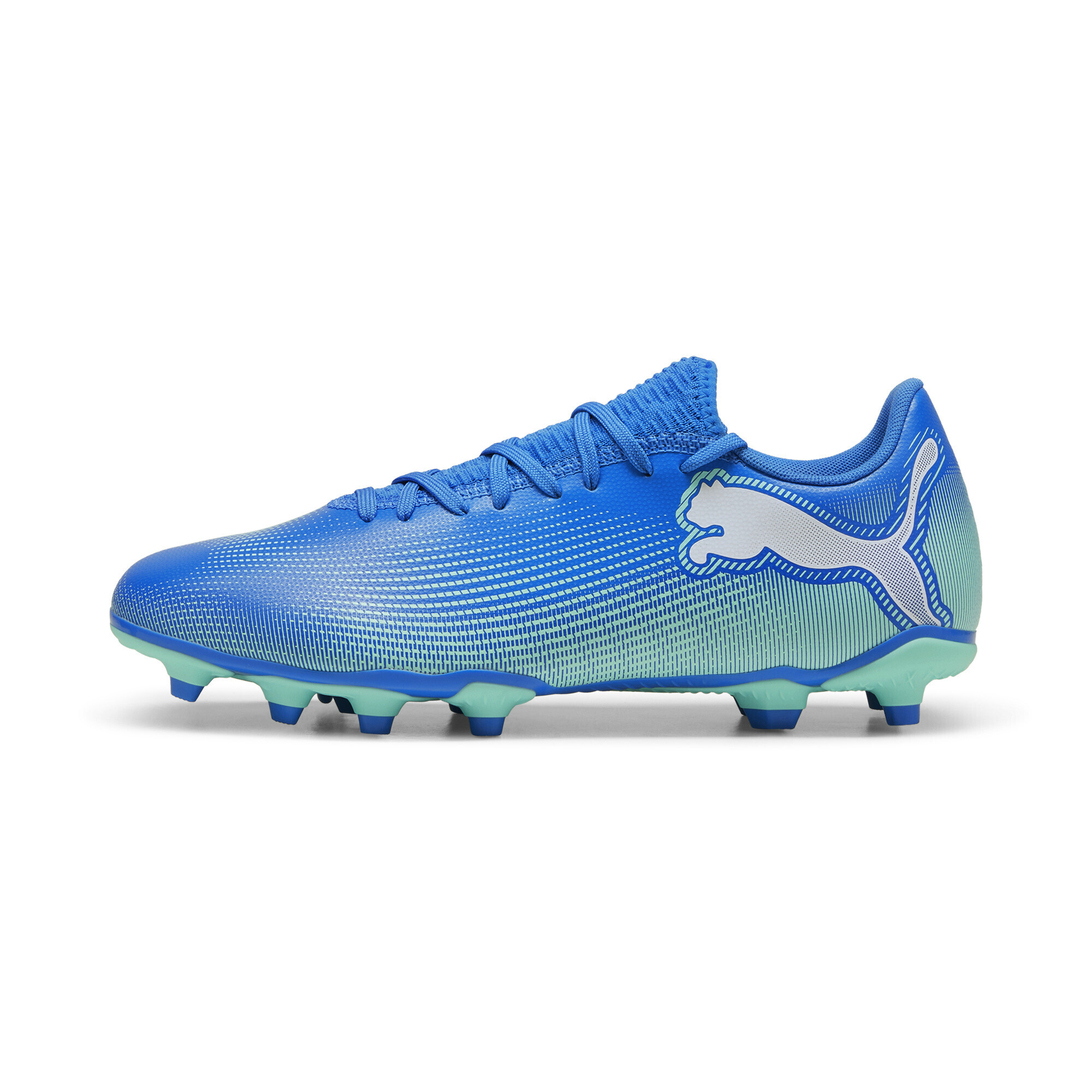 FUTURE 7 PLAY FG/AG 10793901 - Azul/Verde — Puma