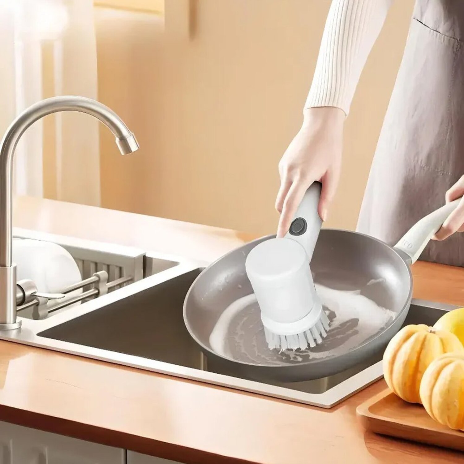 Cepillo 3 EN 1 Limpiador Giratorio Limpieza Inalambrico USB — Atrix