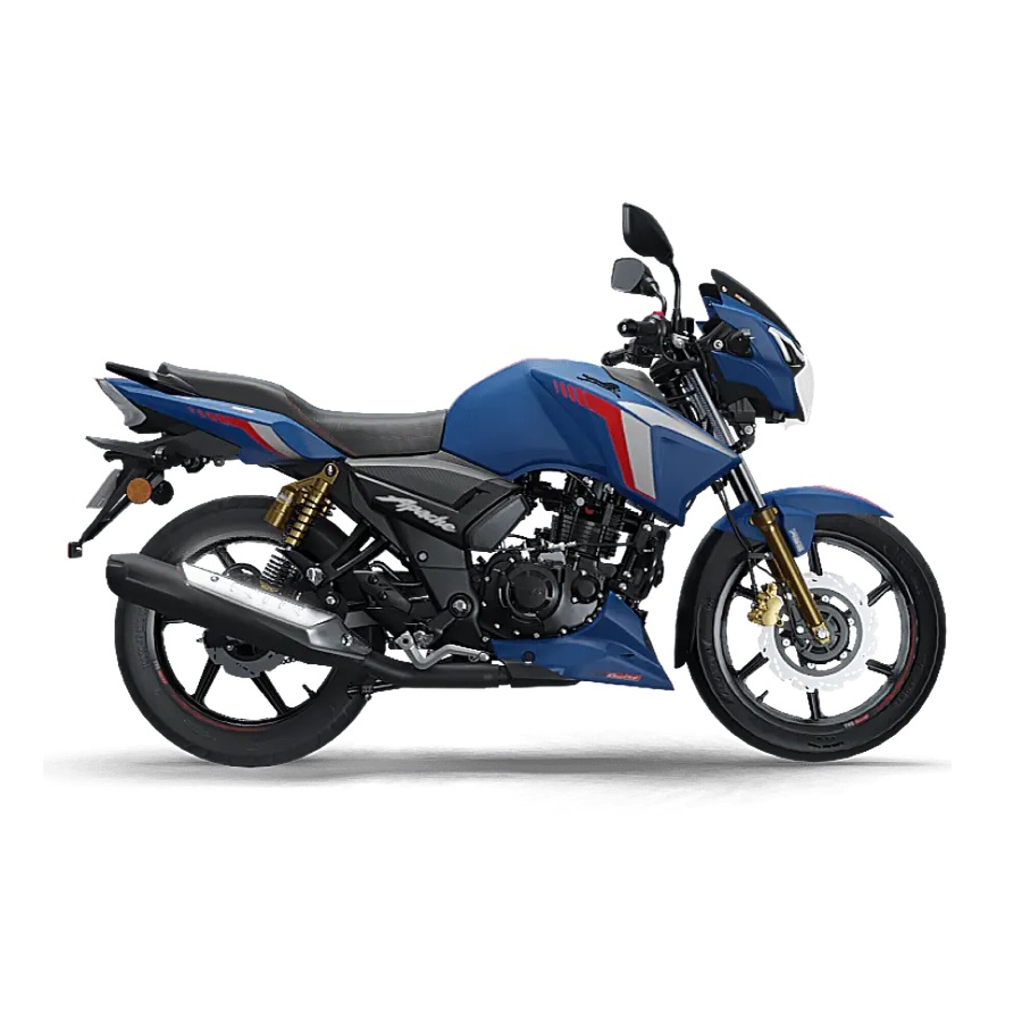 TVS Apache RTR 160 2V - Azul - Reserva — Bike Up