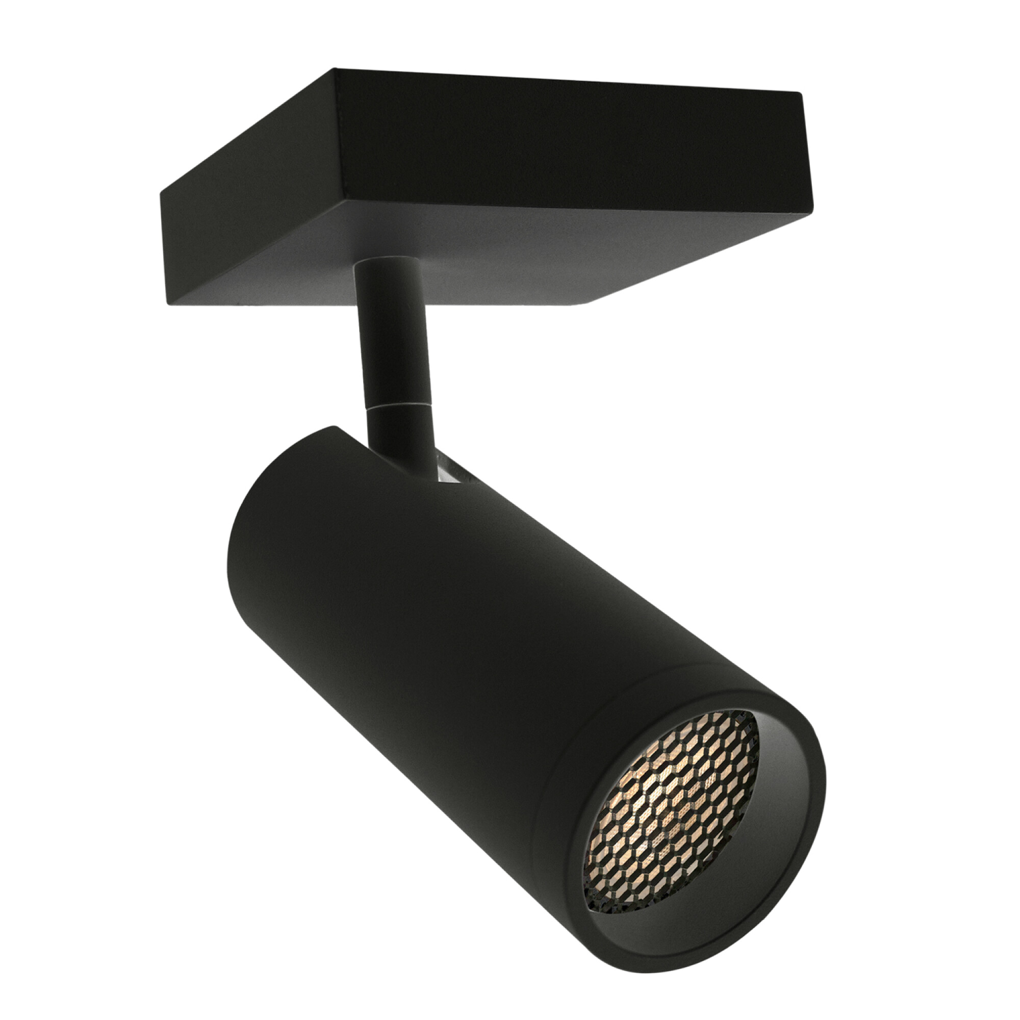 Luminaria de Techo Long Leticia Square Orientable Negra — Serlux