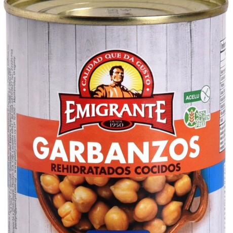 GARBANZOS S/SAL LATA 350G EMIGRANTE — El Clon