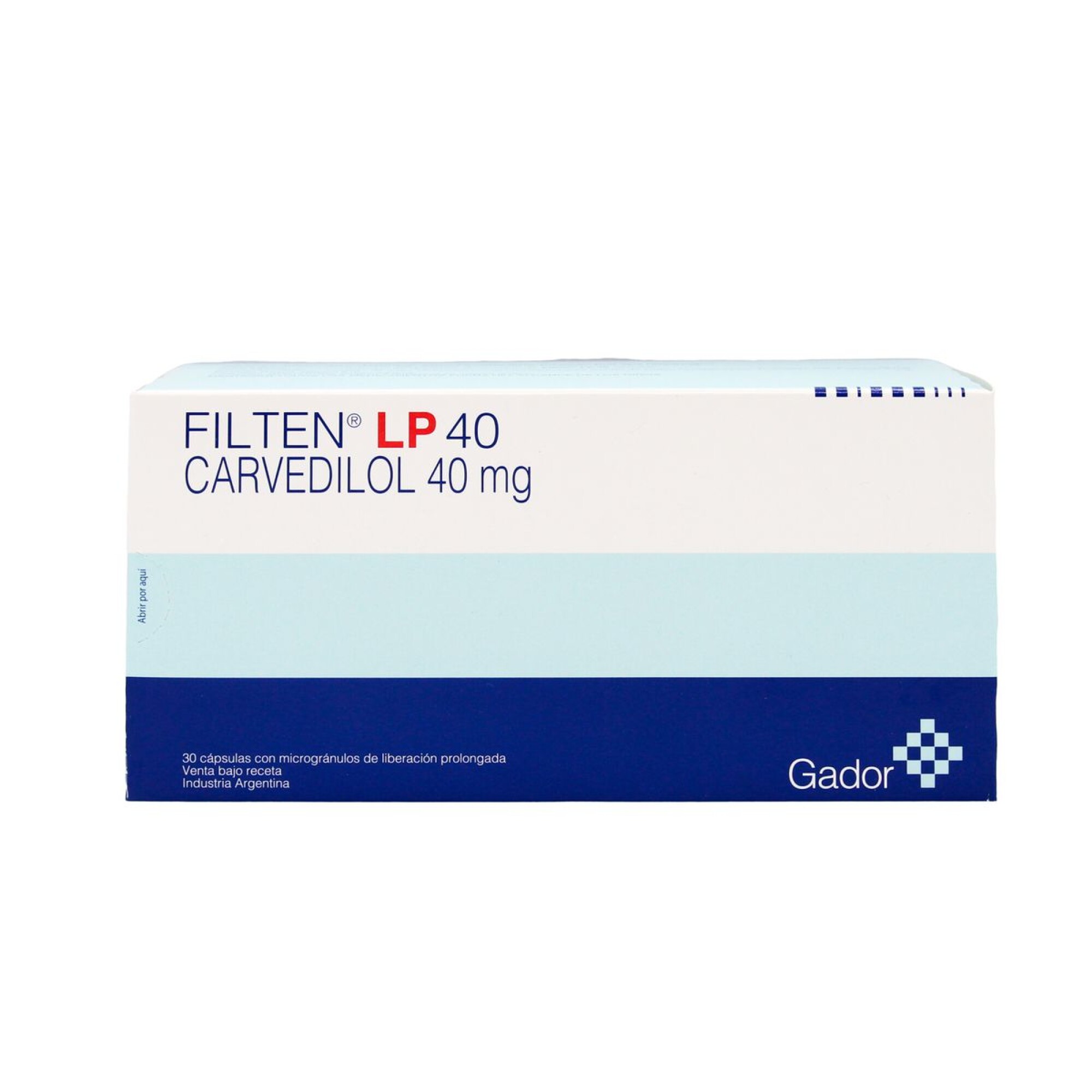 FILTEN LP 40 MG. CJ X 30 COMP. — Farmacenter