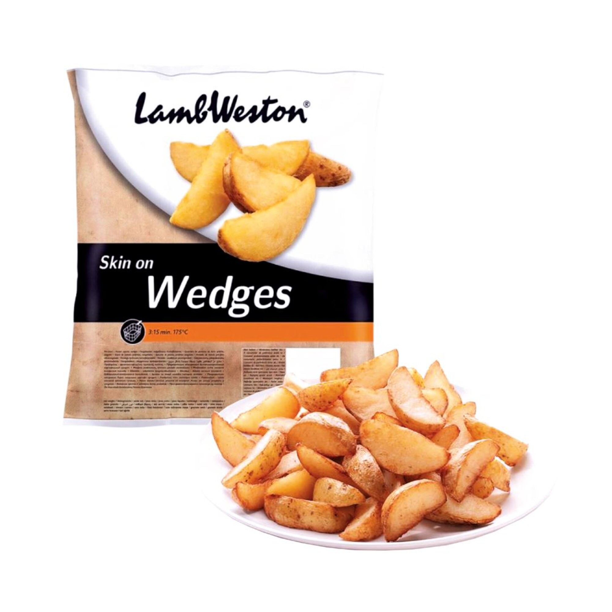 Gajos SkinOn Lamb Weston - 2,5 kg — CONGELADOS.COM.UY