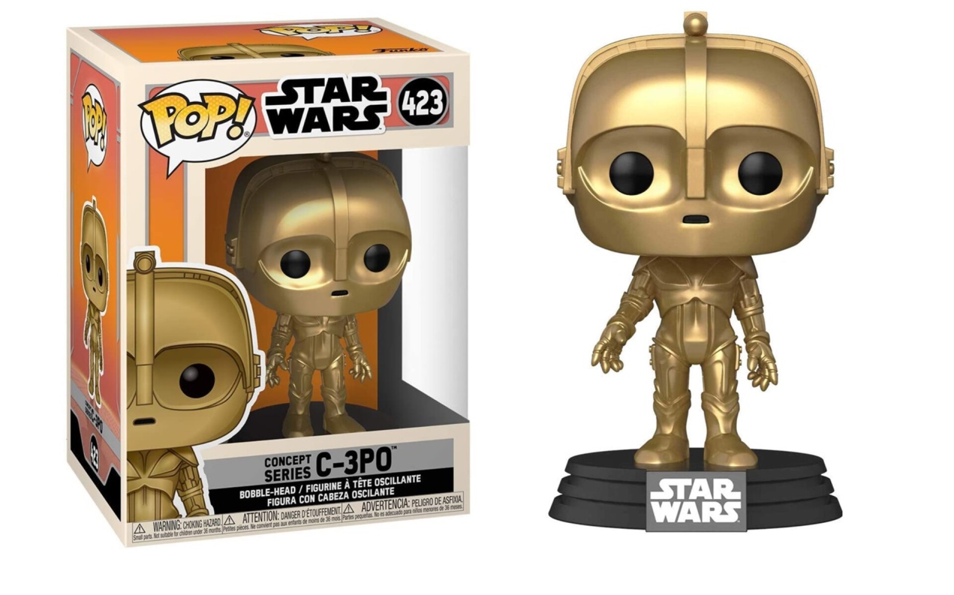 Figura Funko Pop Star Wars C-3PO — Universo Binario