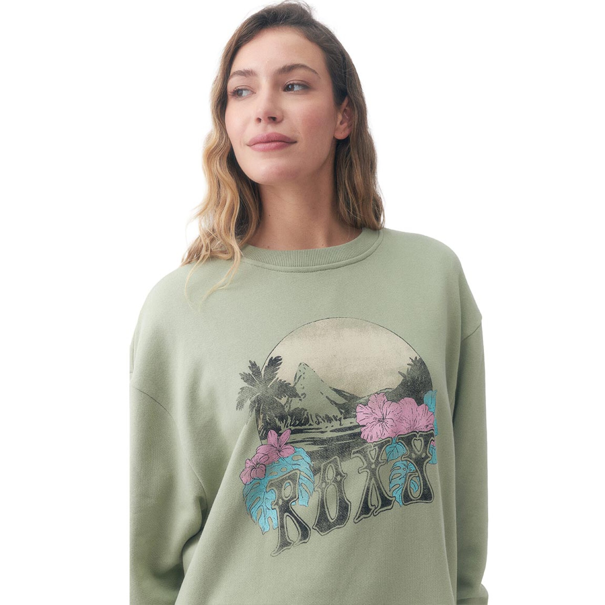 Roxy Buzo Oversize Tall Oversise Mujer - Verde - Verde — Macri