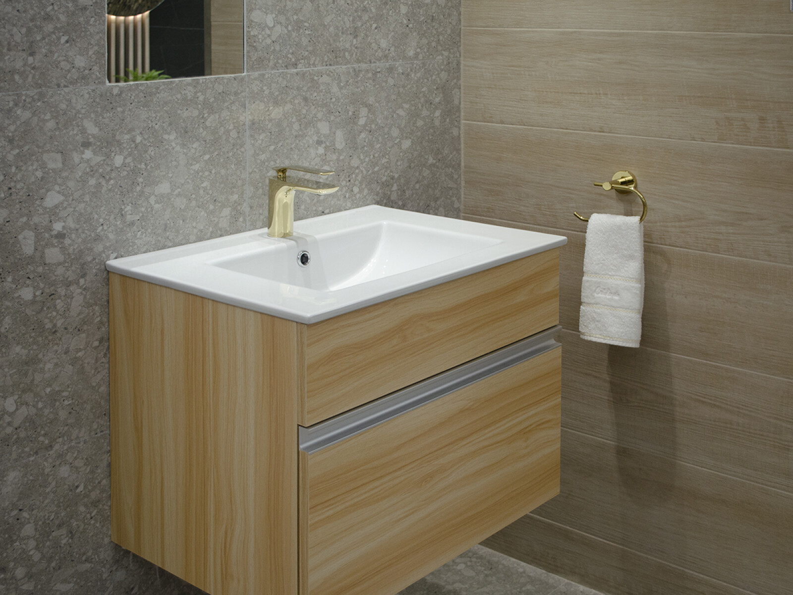 Porcelanato Maderas Beige Mate Liso 2.5X90Cm Piso Pared — Acher Cerámicas