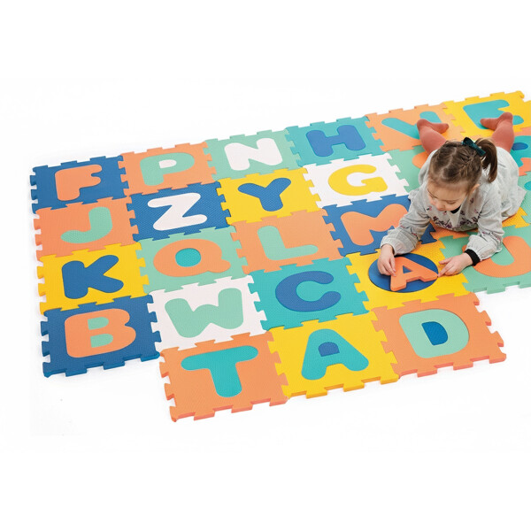Alfombra Goma Eva Piso Encastrable Letras Infantil X26 Ludi - Color ...