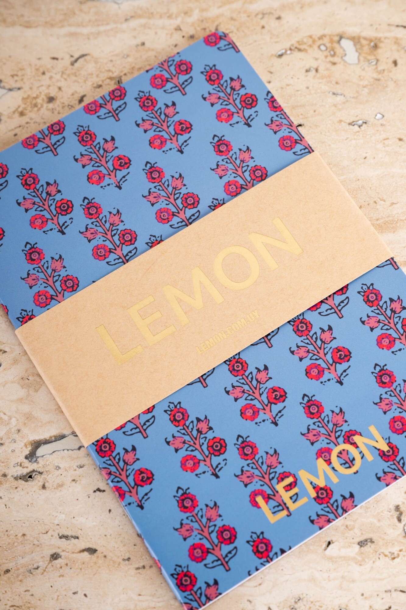 Notebook Print - Celeste — Lemon
