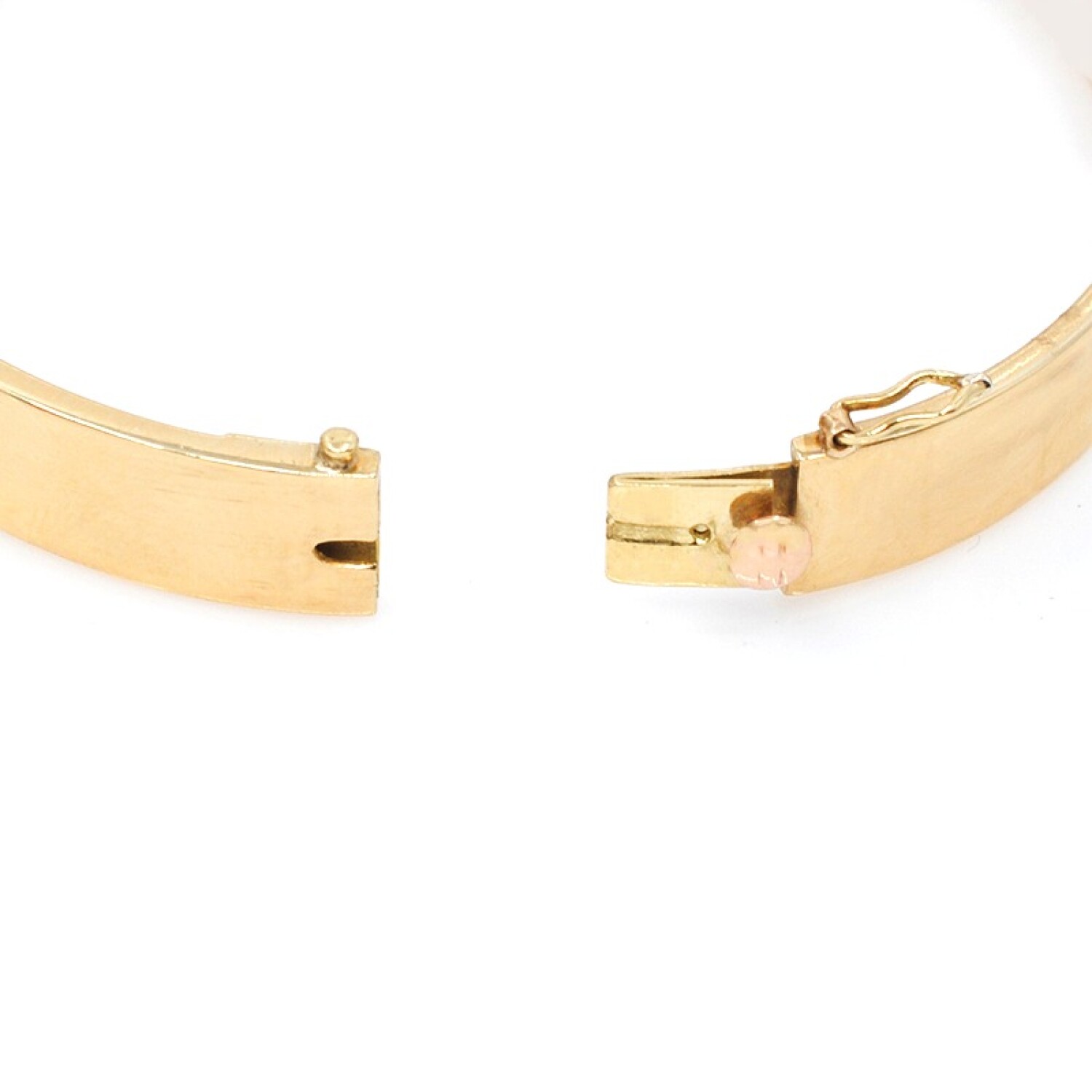 Pulsera esclava rigida en oro 18k amarillo — Facello Joyeros