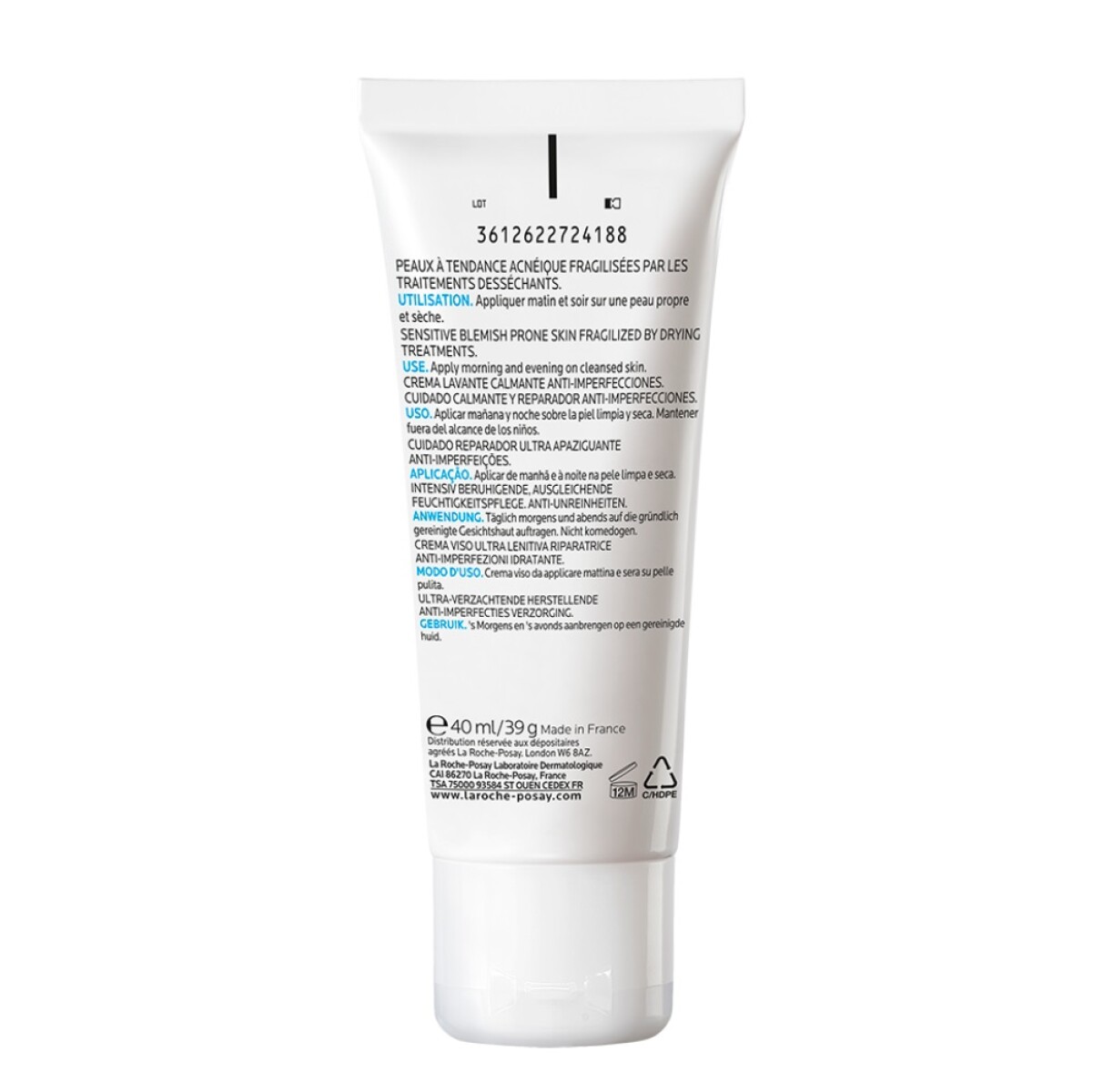 Effaclar H Iso-biome La Roche Posay 40 Ml. — Farmacia El túnel