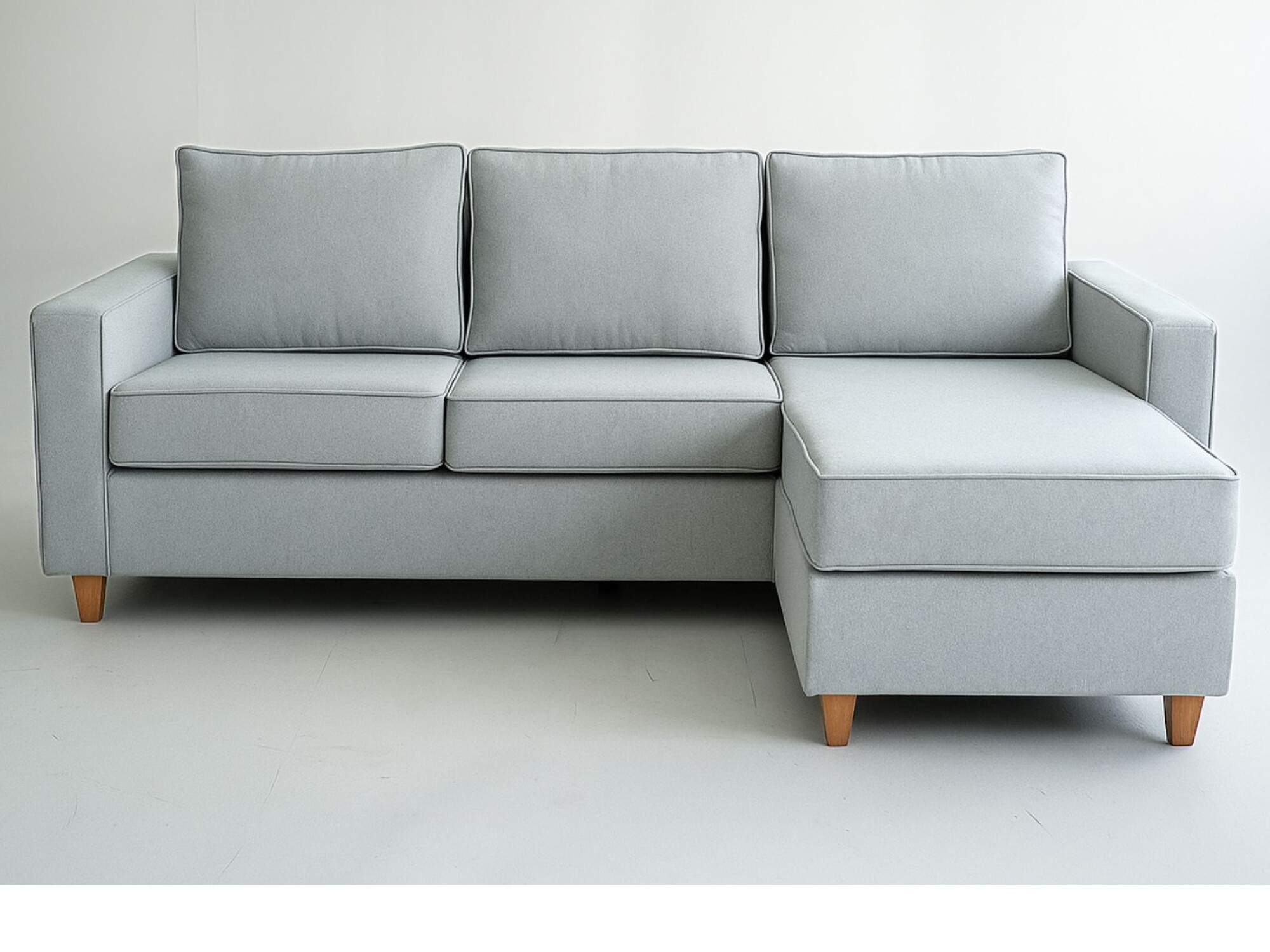 Sofá con Chaise DESIREÉ - Gris — Finkel