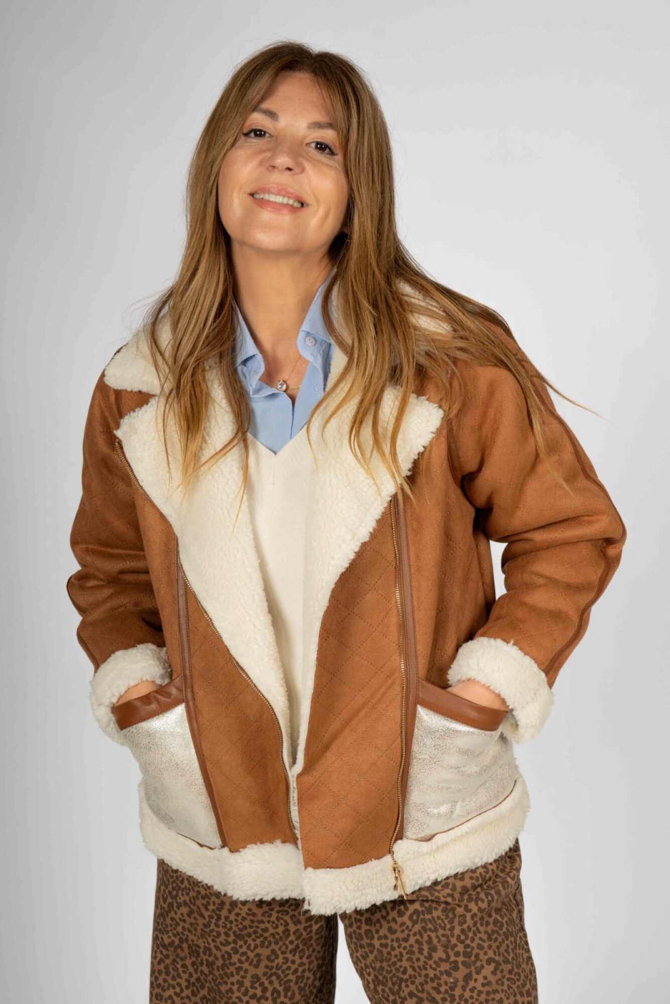 Chaqueta Corma - Camel — Tits