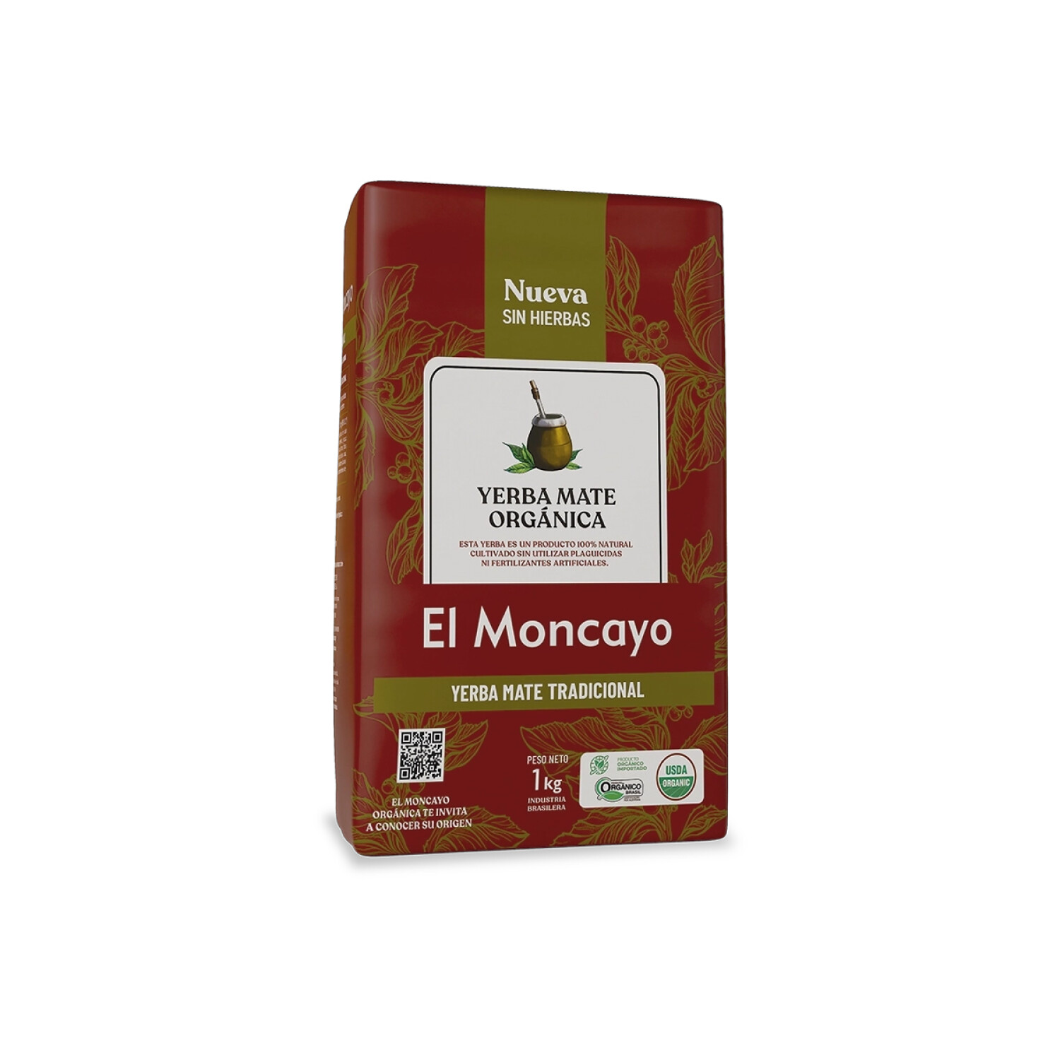 YERBA ORGÁNICA EL MONCAYO TRADICIONAL 1KG — La Molienda