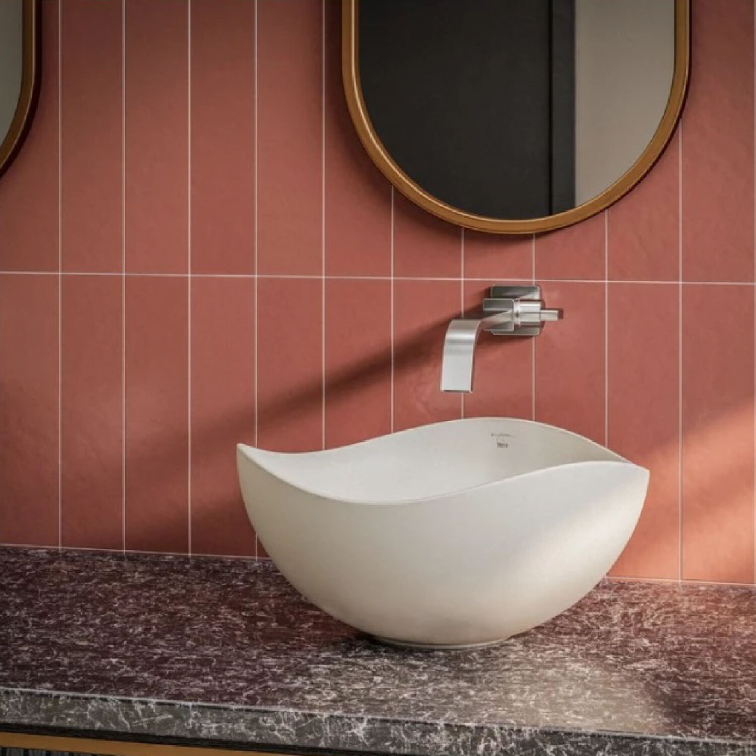 Lavatorio de apoyo Ruy Ohtake Blanco — Bagno & Company