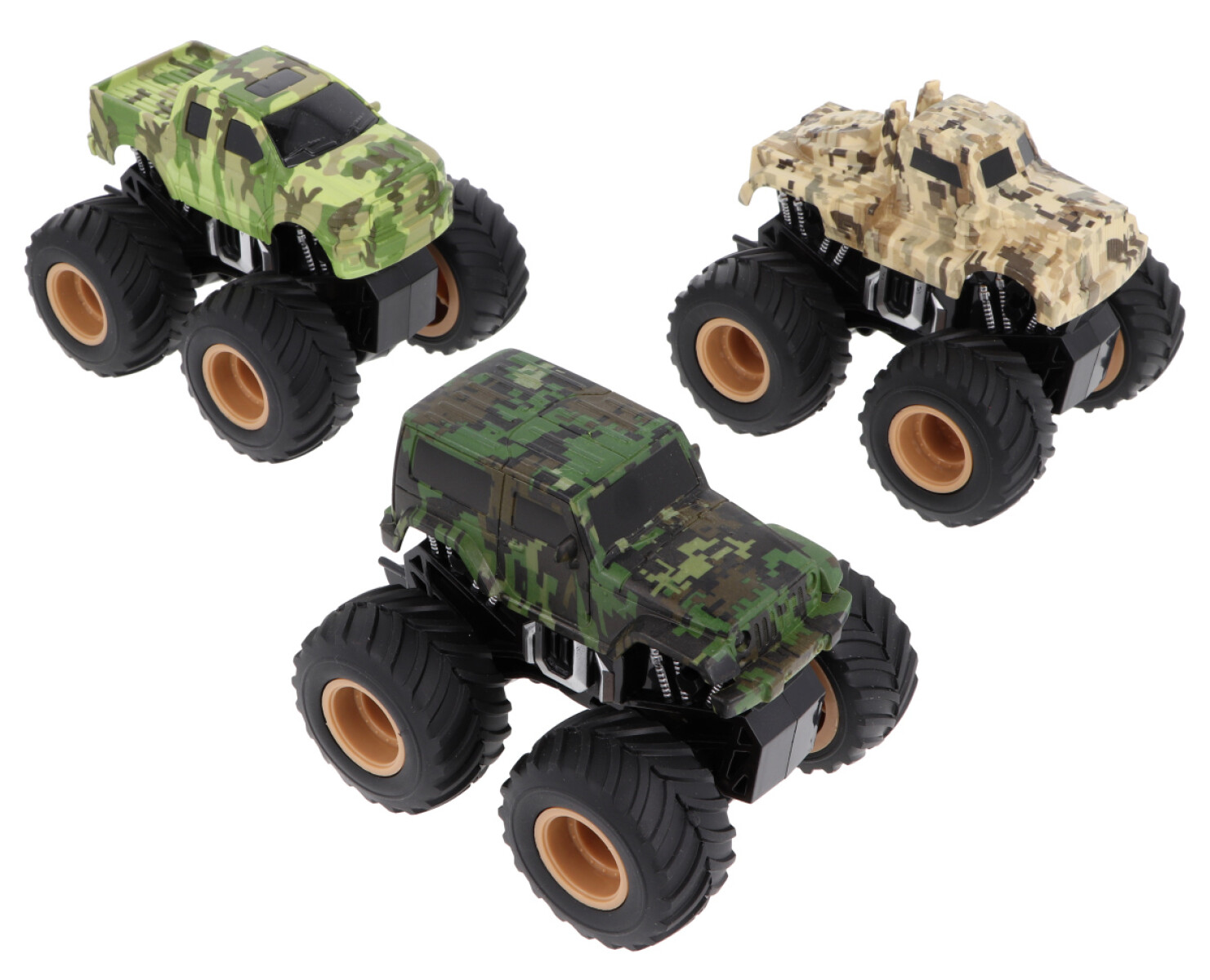 Jeep 4x4 militar a friccion — El Clon