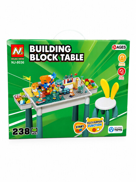 MESA CON BLOQUES DE CONSTRUCCION - MULTICOLOR — Guapa - Paprika